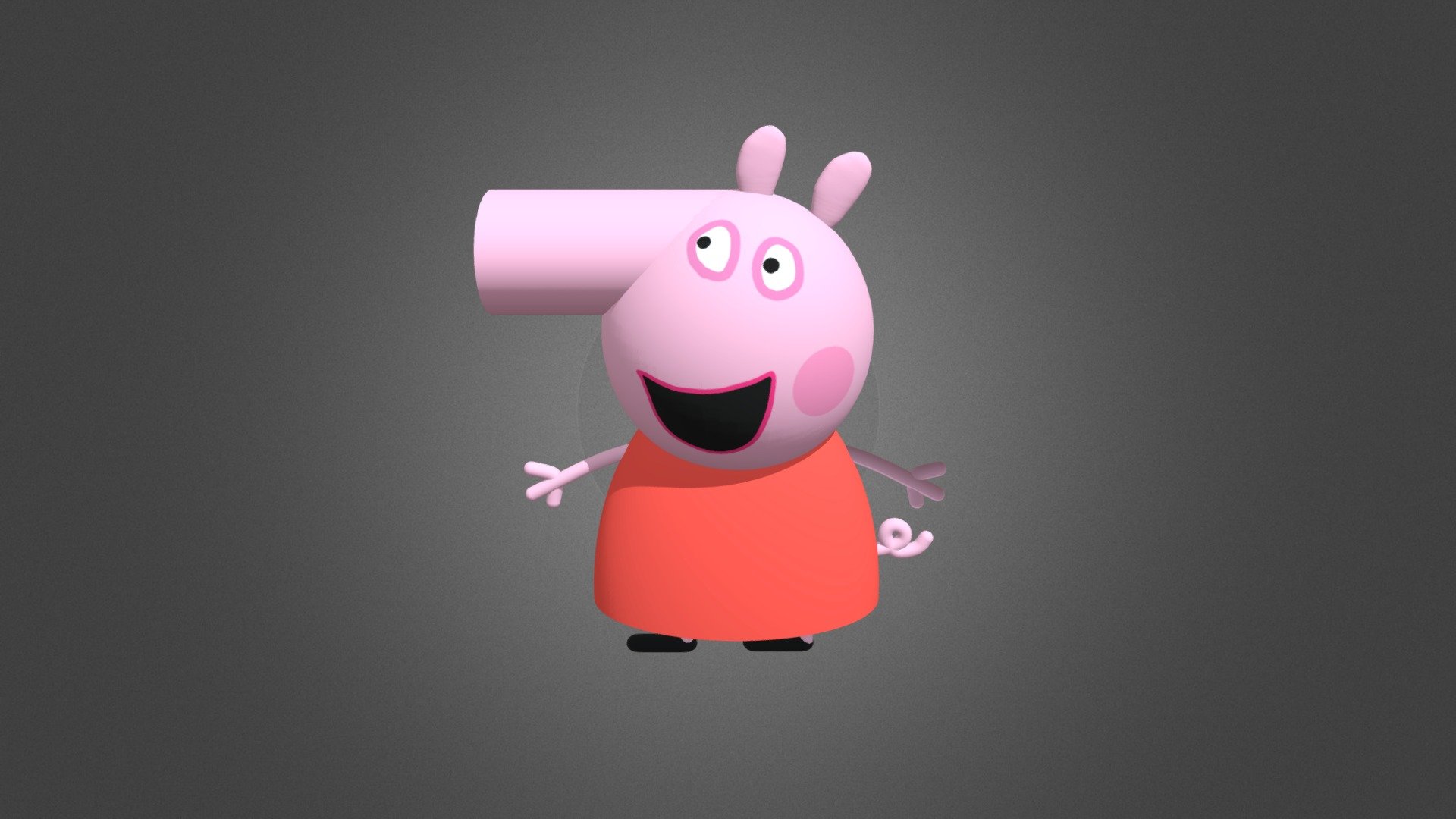 Peppa Pig - Download Free 3D model by niccheezey [9672a29] - Sketchfab