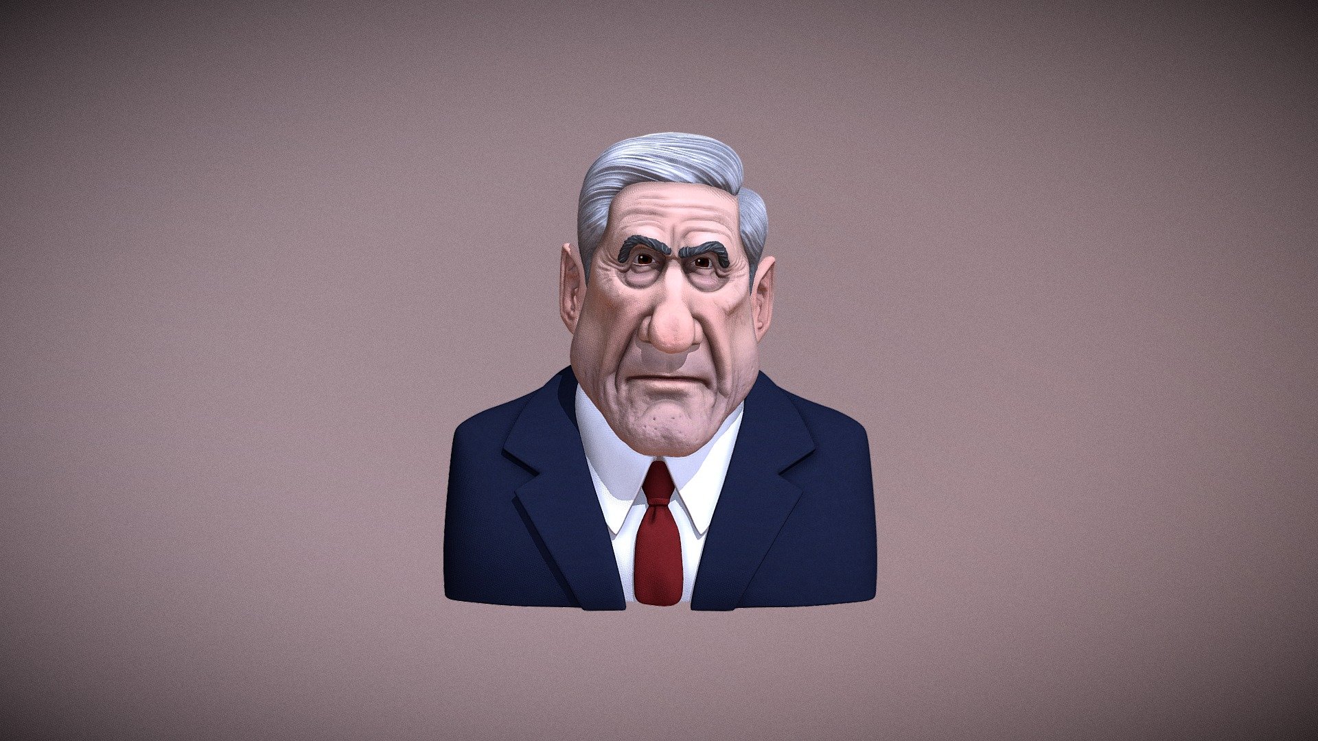 Robert Mueller Caricature - 3D model by Ryan Kittleson (@ryankittleson ...