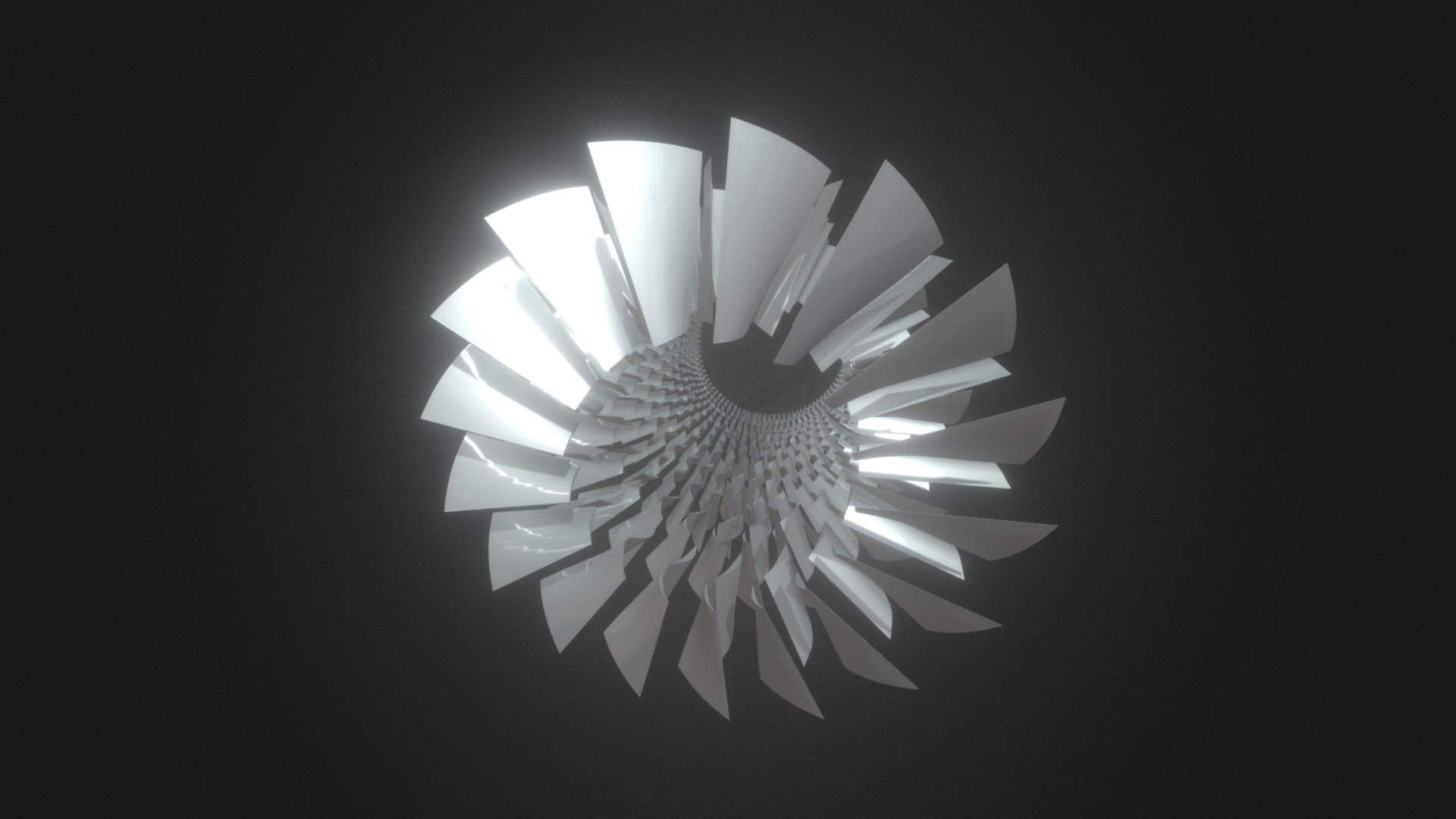 Axial gas compressor (from a turbine) - Download Free 3D model by ...