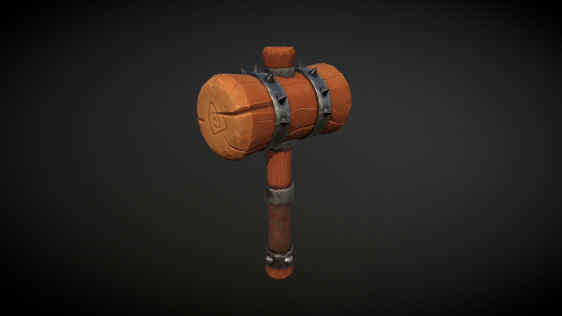 Stylized Wooden Hammer - Game Ready Asset - Buy Royalty Free 3D model ...
