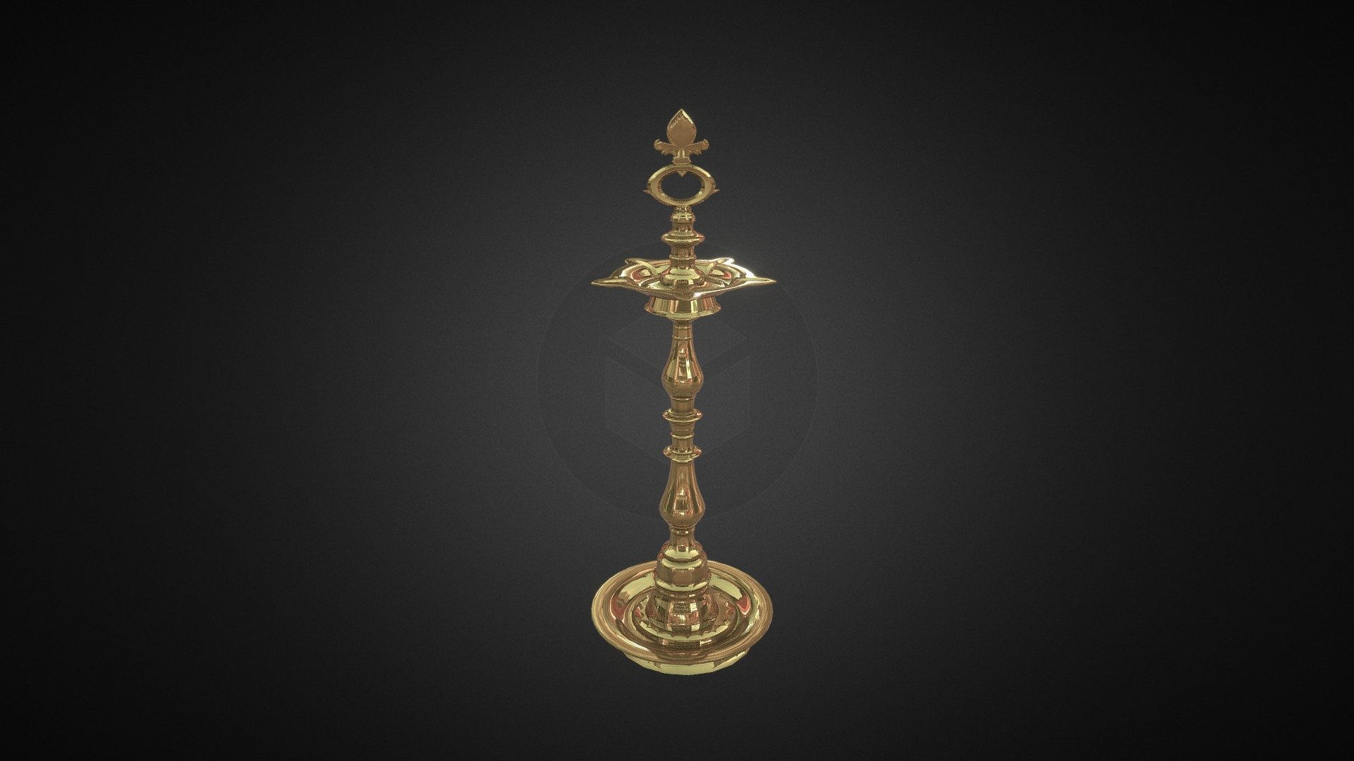 Golden Lamp - Download Free 3D model by Kasivelv [96760a2] - Sketchfab