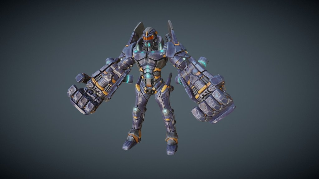 Mecha Suit - MajorFistStrong - 3D model by joansantus [9677243] - Sketchfab