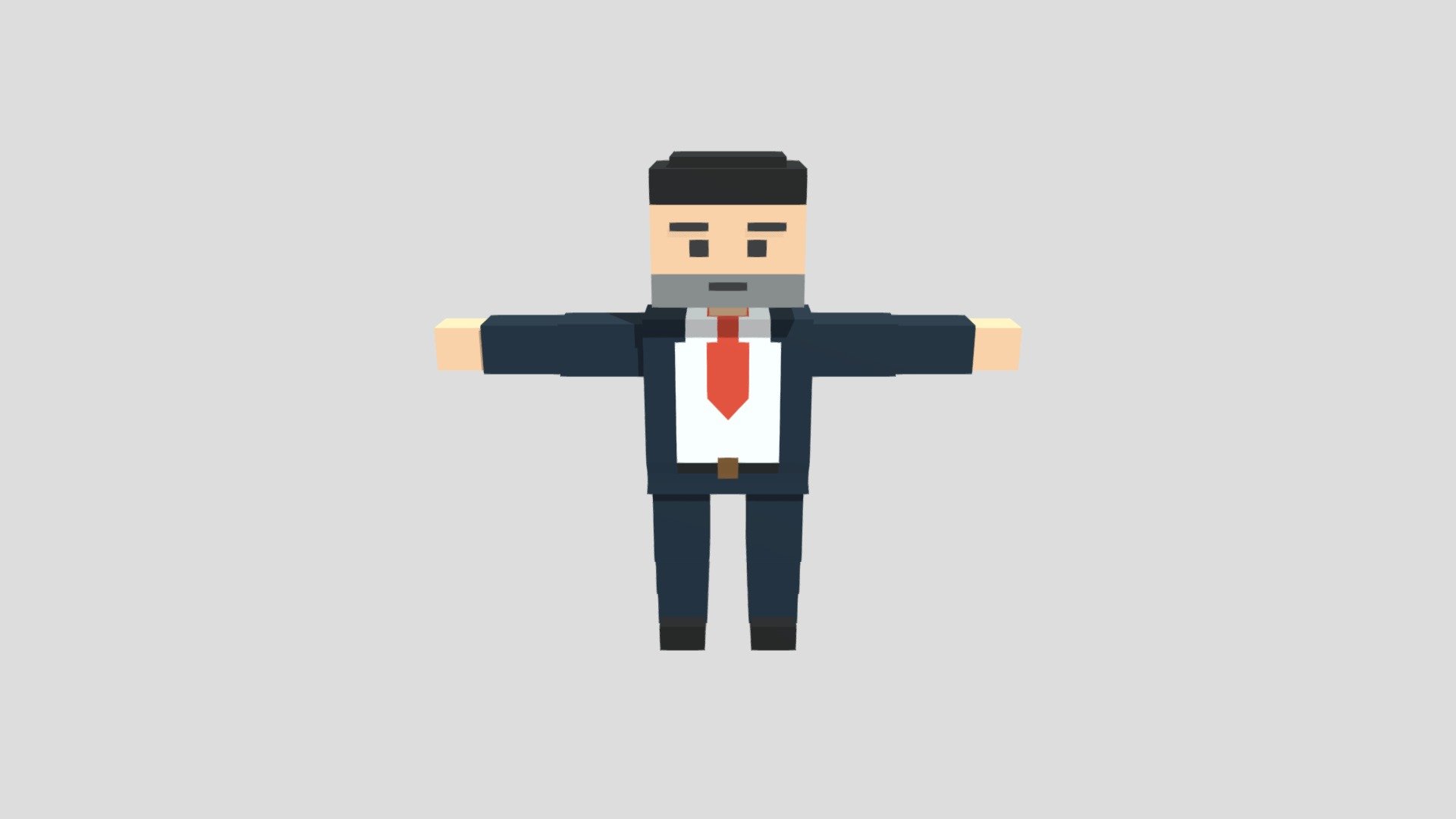 Low Poly CubeMan - Download Free 3D model by Qrowdx [9678288] - Sketchfab