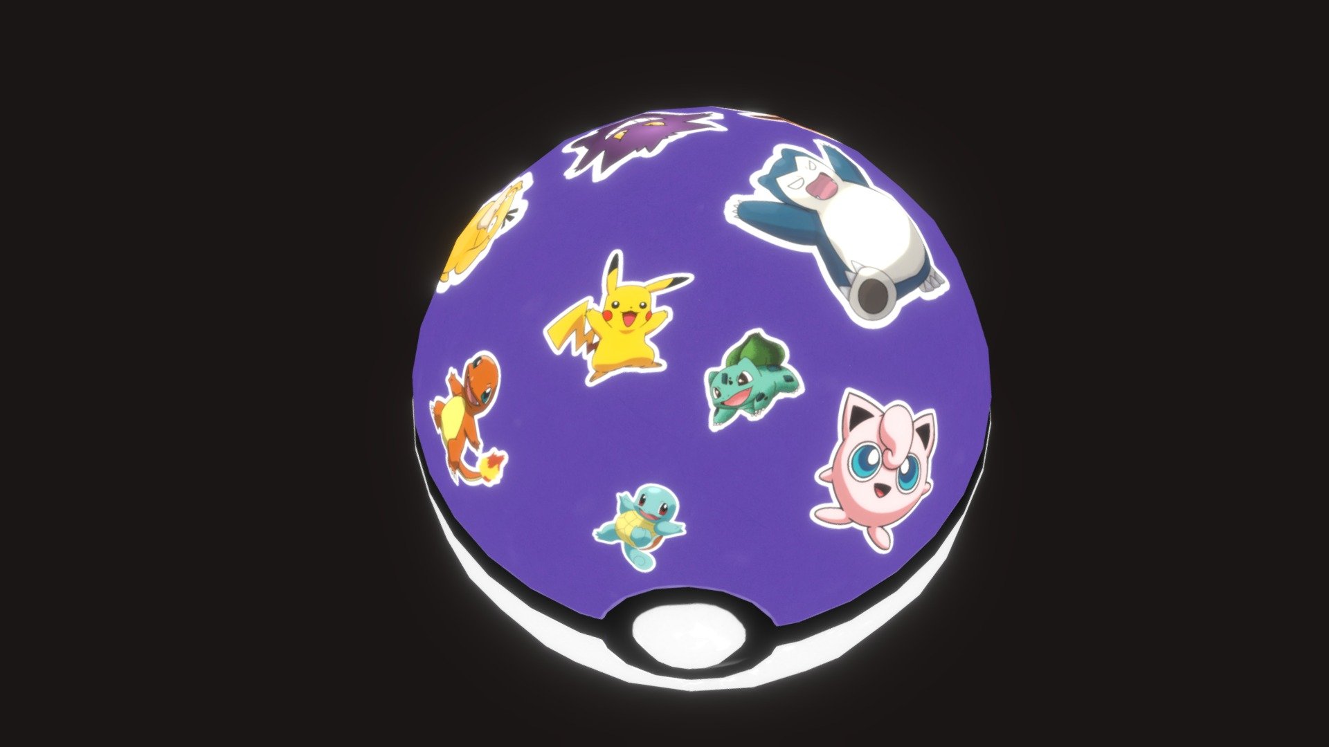 Poke Ball - 3D model by robobaygames [96795b7] - Sketchfab