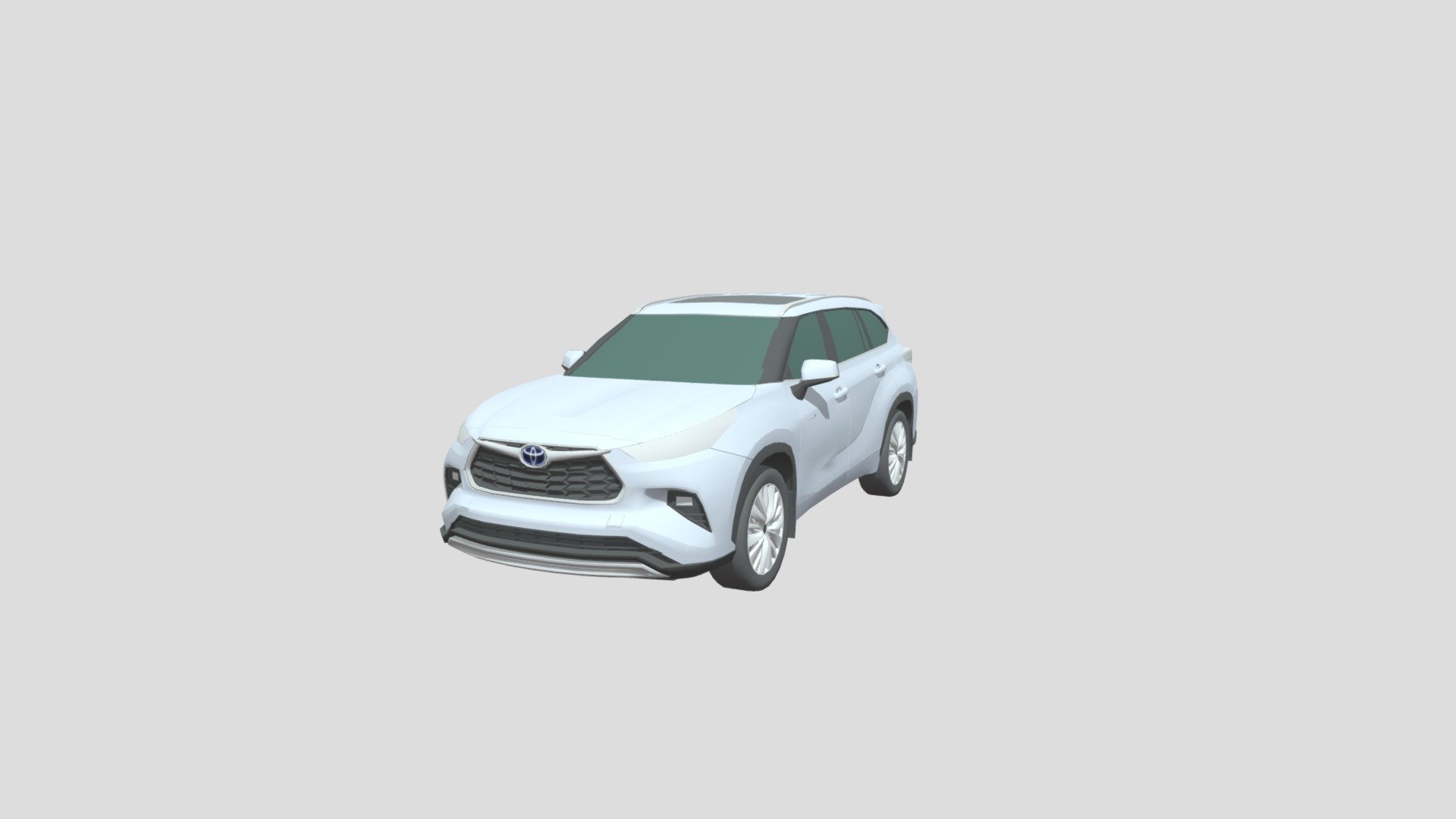 2020-toyota-highlander-hybrid - Download Free 3D model by ...