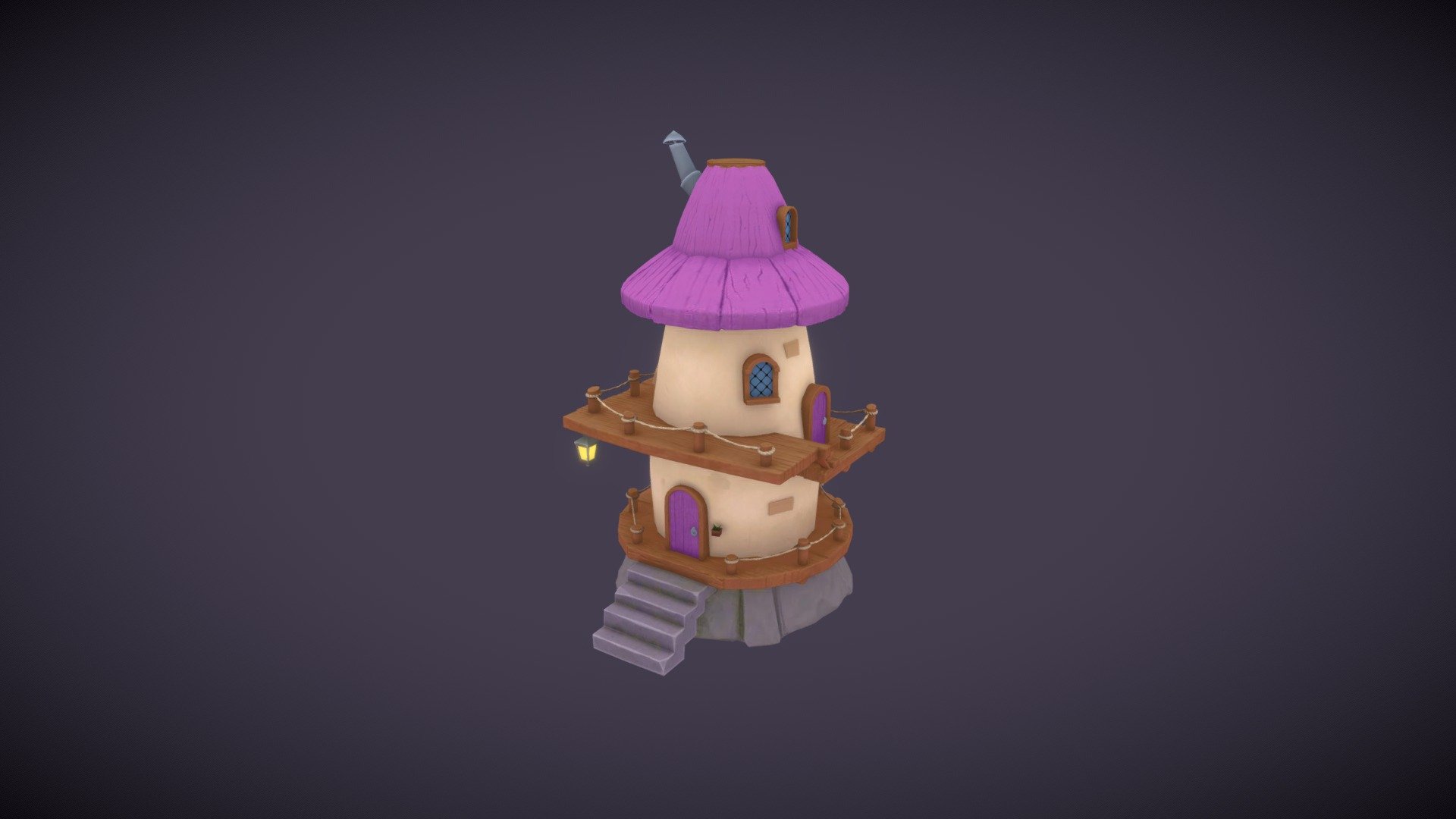 Forest House - Download Free 3D model by Goofy Cat Gameworks ...