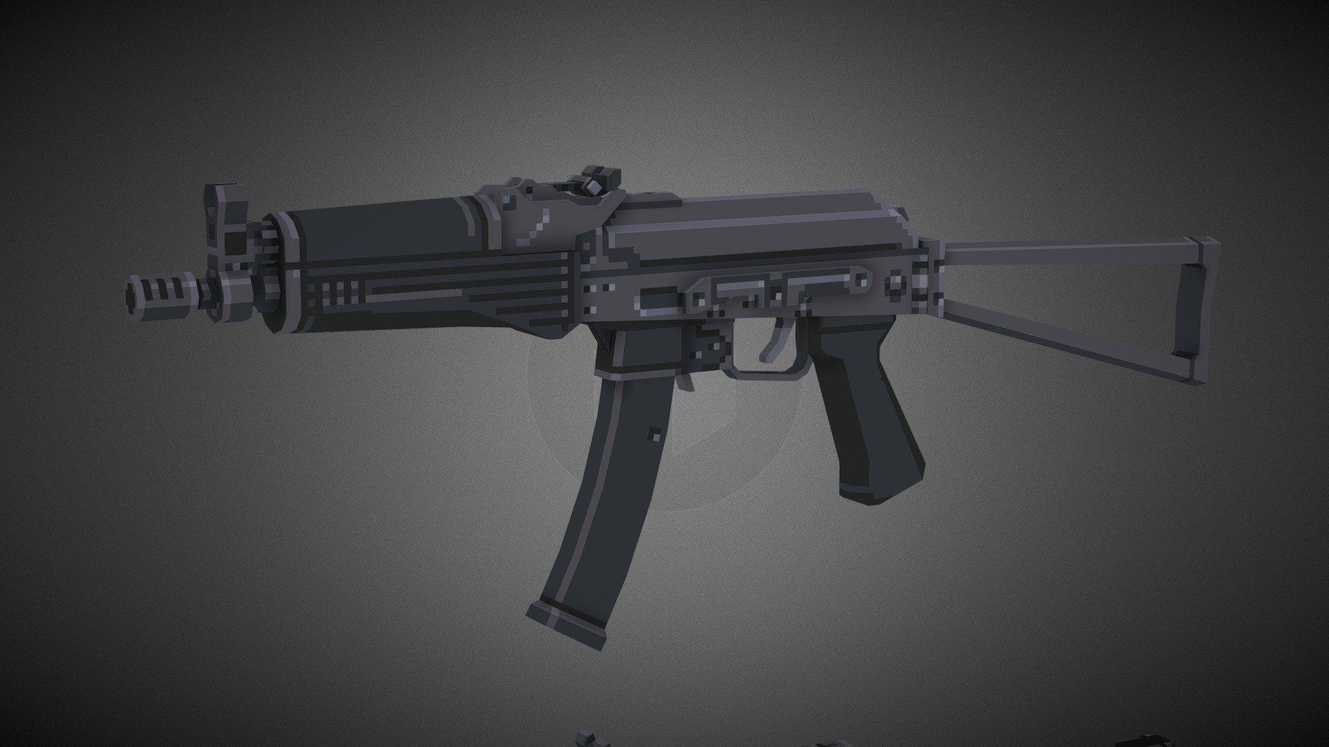 [Pixel] PP-19-01 Vityaz - Download Free 3D model by Firewarden3D (@Firewarden) [967a741] - Sketchfab