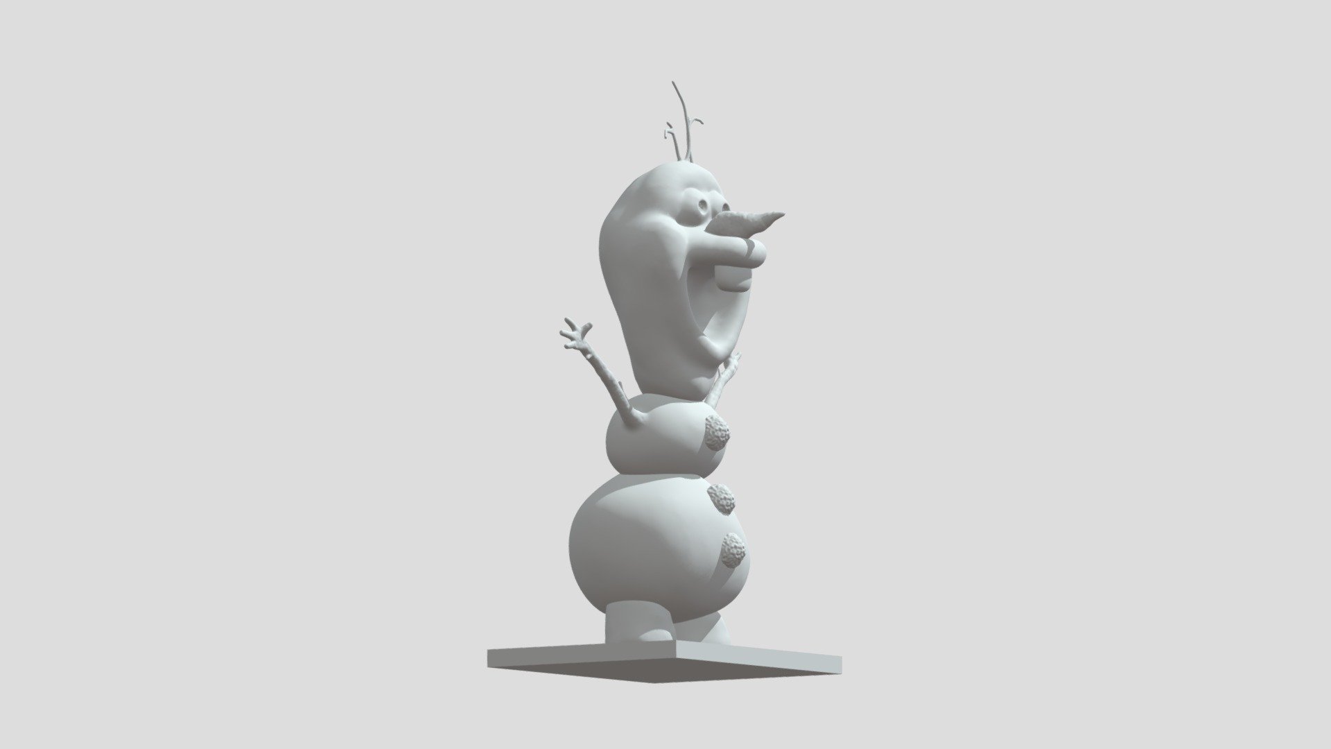 Olaf_PersonalObject_Art202 - 3D model by Rachel Burke (@burke1rl ...