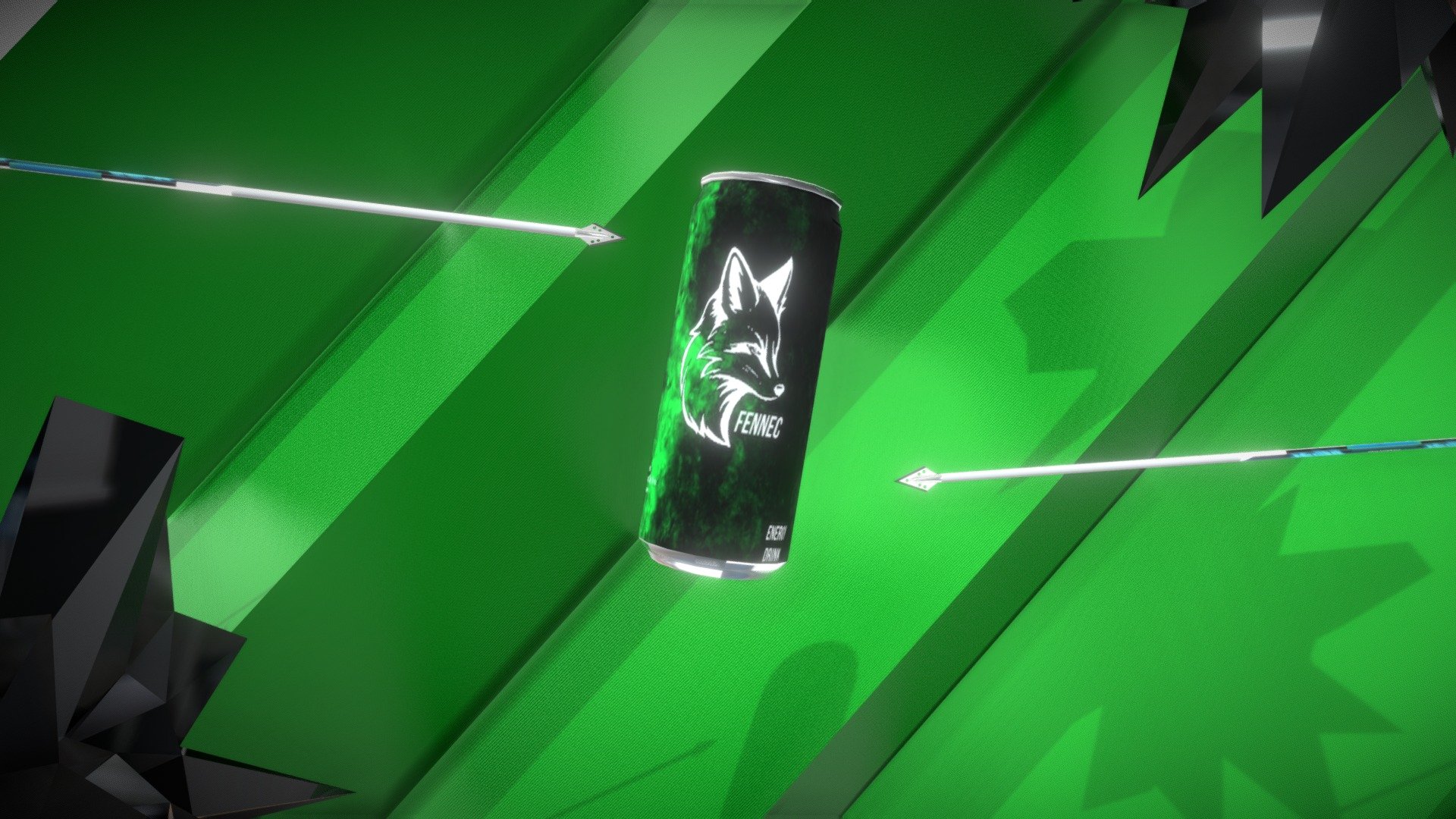 fennec energy drink - 3D model by Farex (@frxfrx) [967c5dd] - Sketchfab