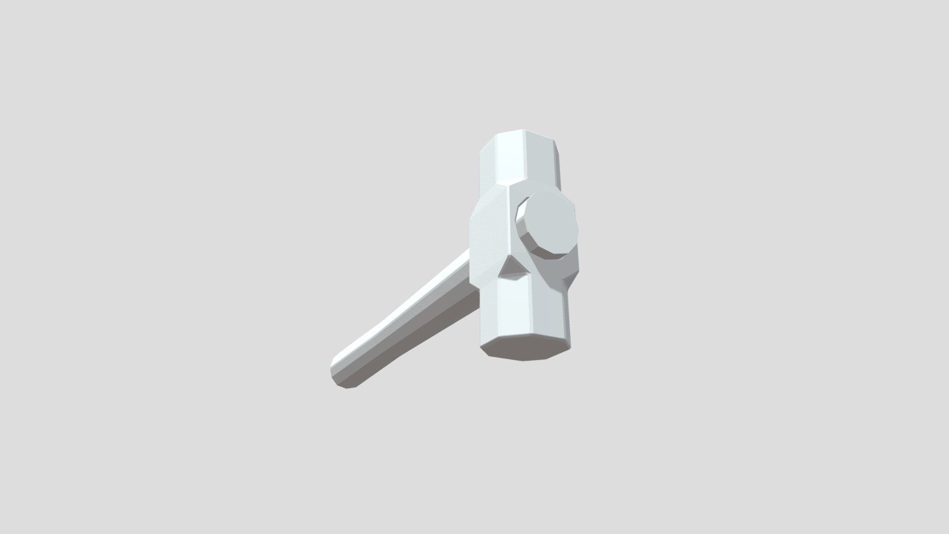 Free Low Poly Hammer - Download Free 3D model by Matteo Scavo (@Matteo ...