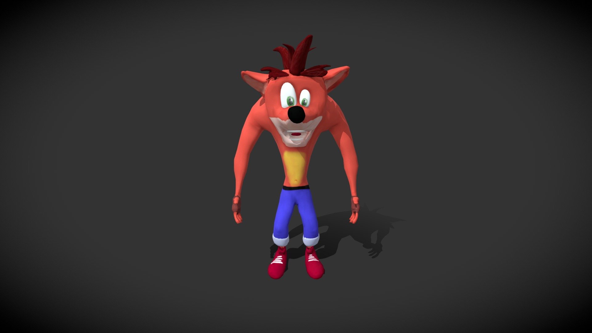 Crash Bandicoot - 3D model by attstefa [967ecd4] - Sketchfab