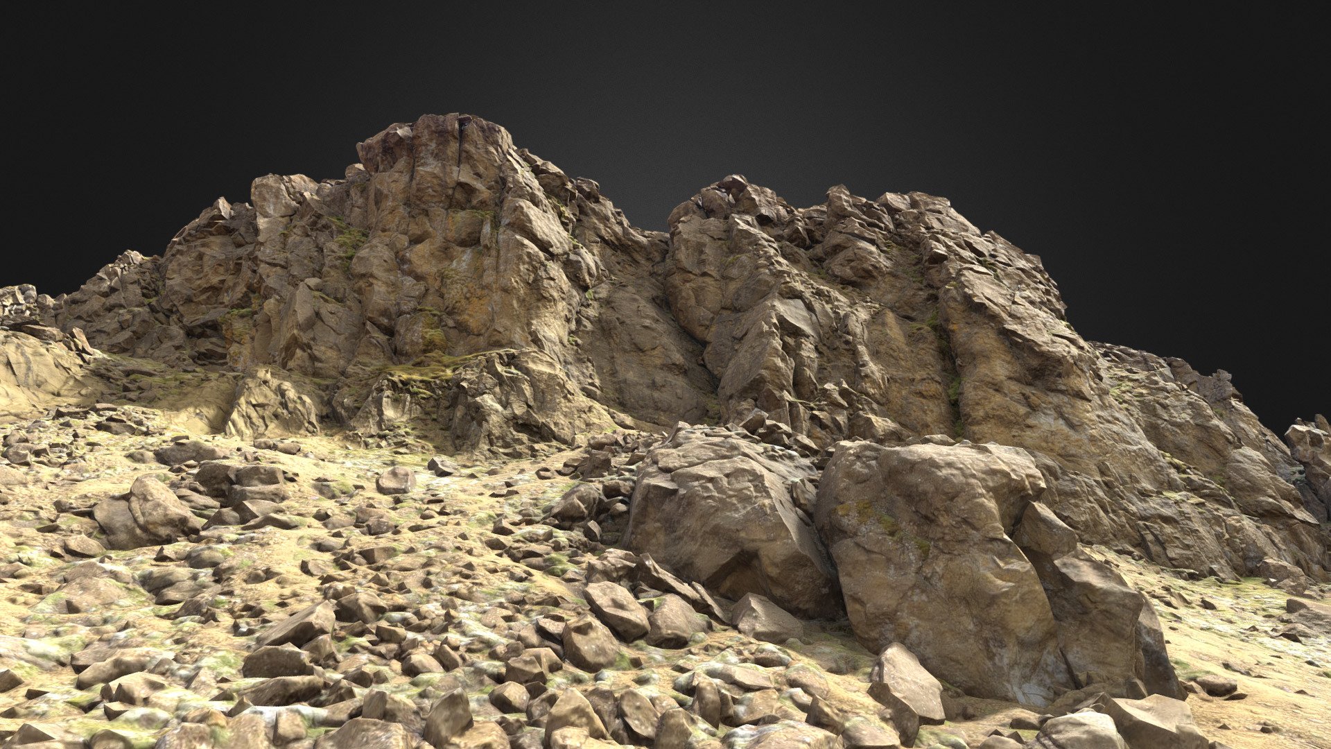 Arid Cliff PBR Scan - 3D model by Pers Scans (@perz_scans) [9682d6f ...