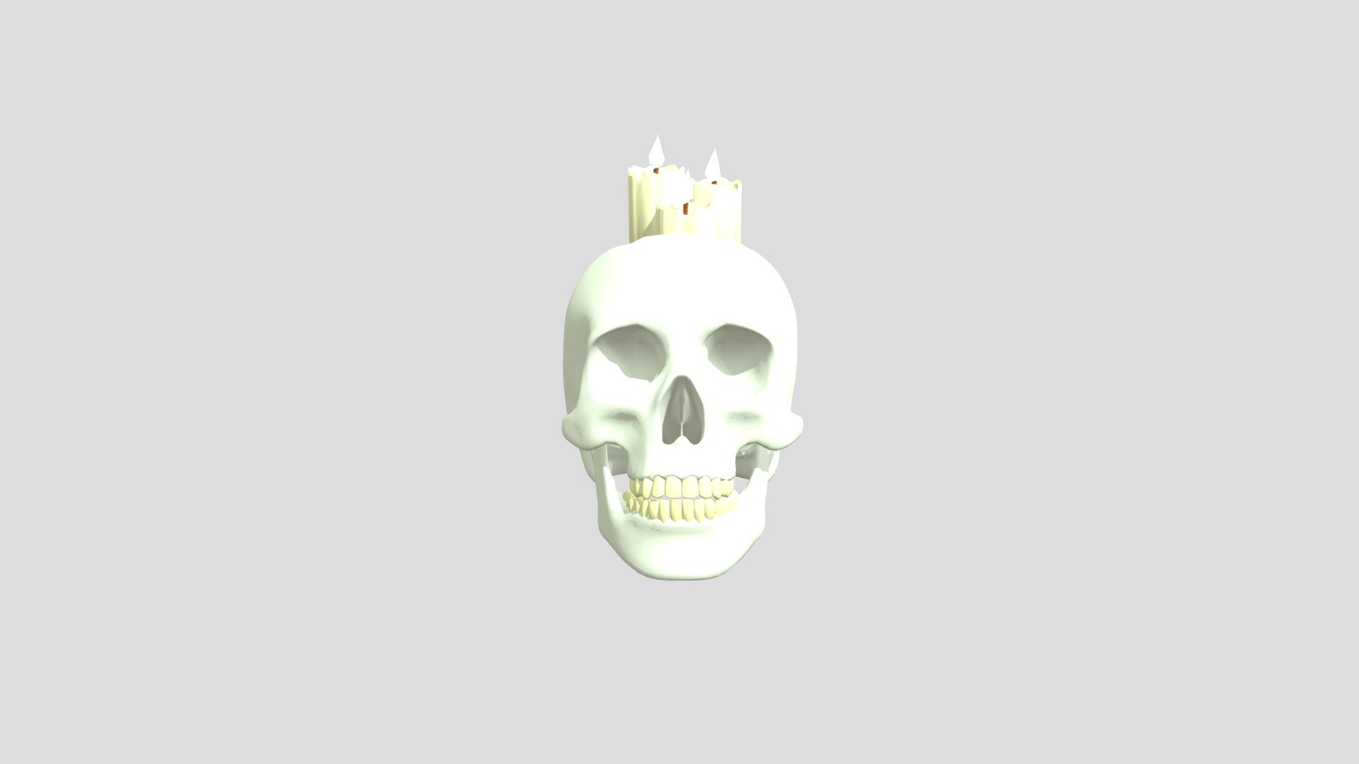 Skull Cracked Open Lamp - Download Free 3D model by Violet-Boom ...