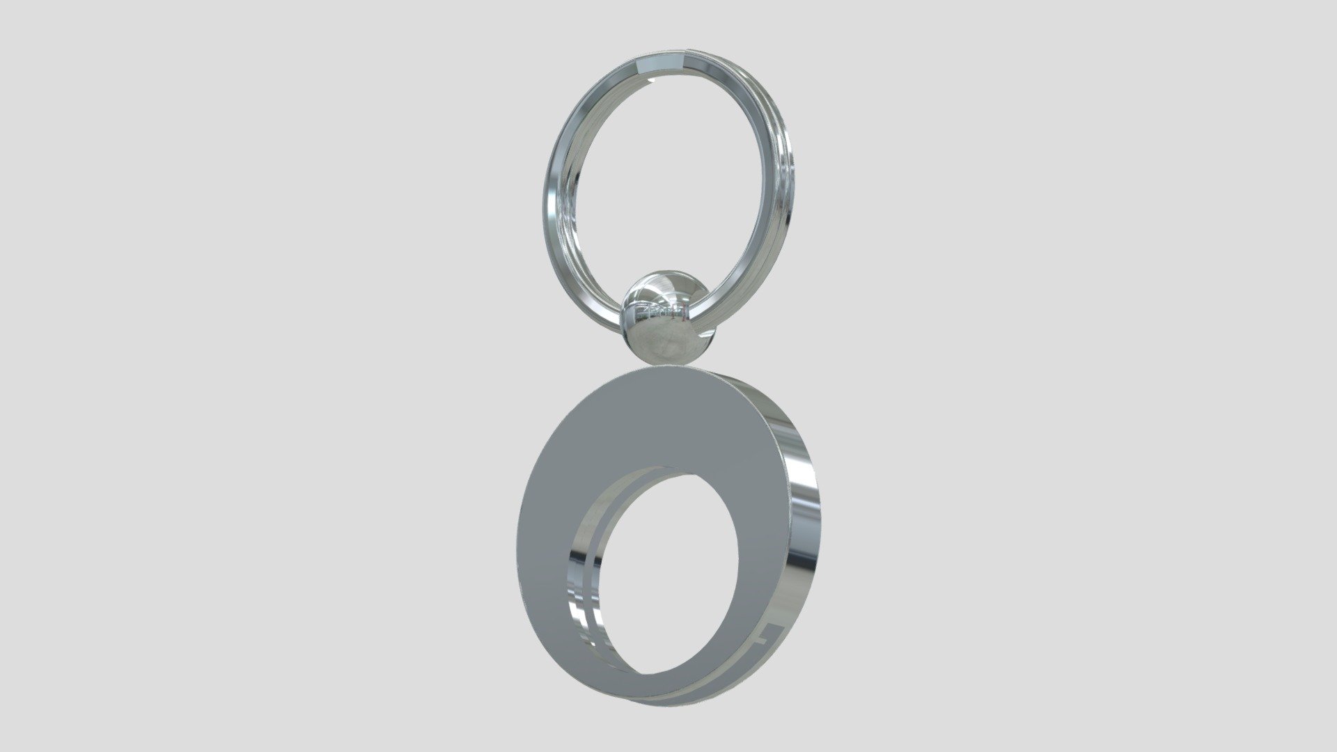 Modern Simple Round Coin Keychain, CJ-20004 - 3D model by Fei Hong Five ...