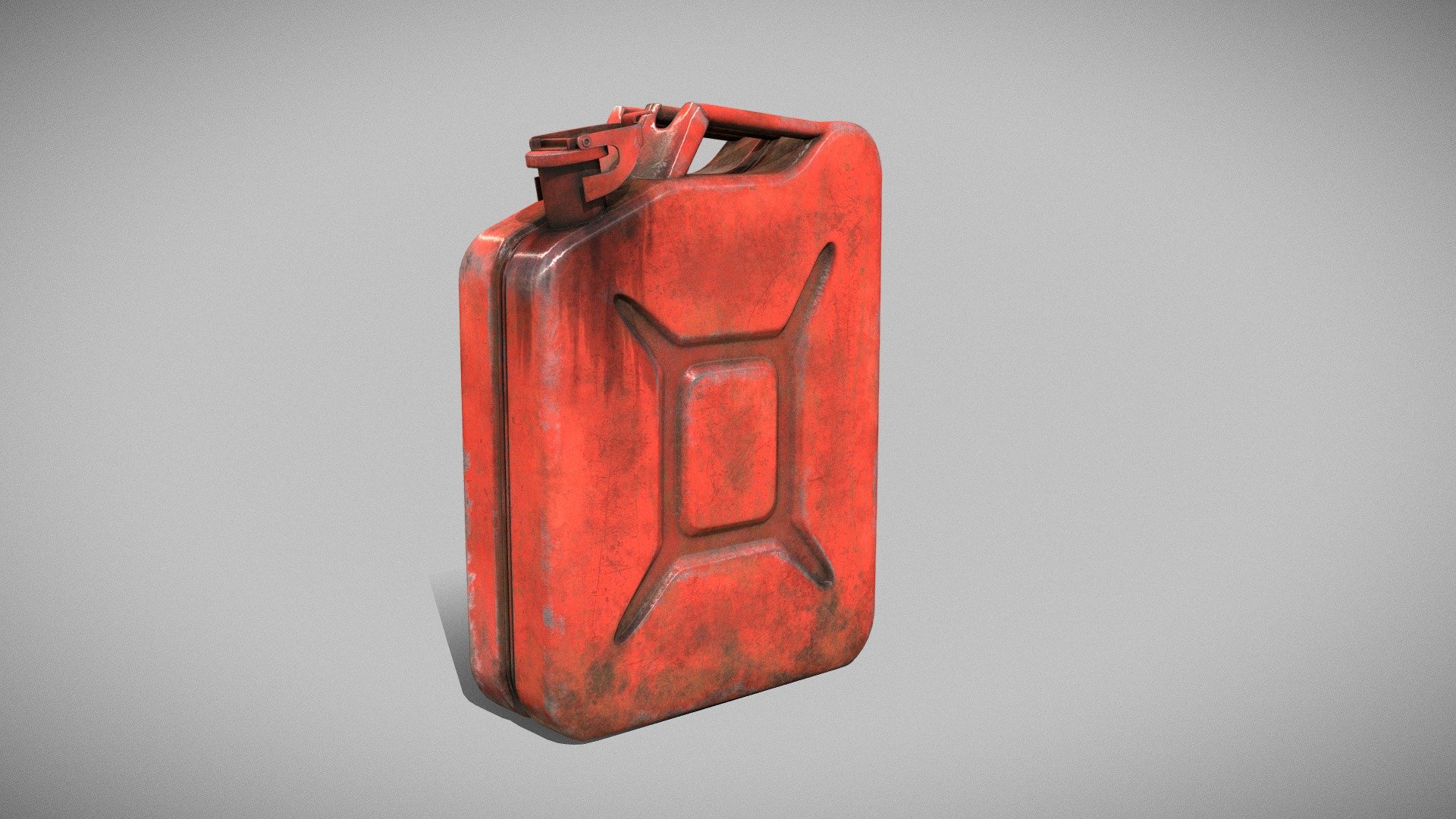worn out gasoline can - 3D model by markusenes [968a02d] - Sketchfab
