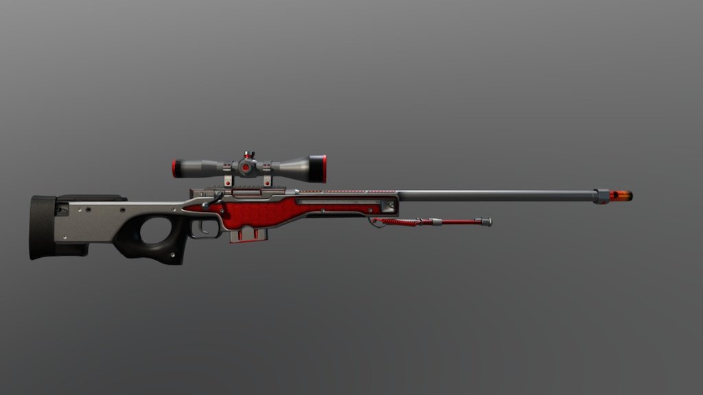 AWP | Furnace - 3D model by Atomic1244 [968a49f] - Sketchfab