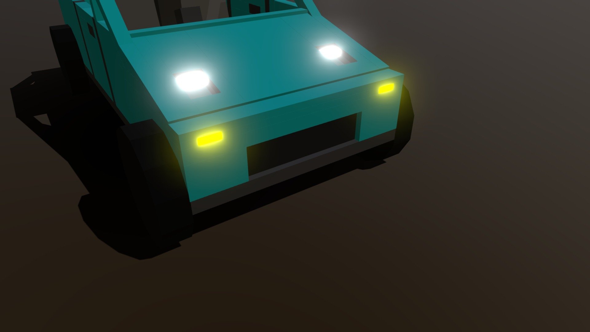 Cyan Car V1.5 - Download Free 3D model by Focoed Iskaosd ...