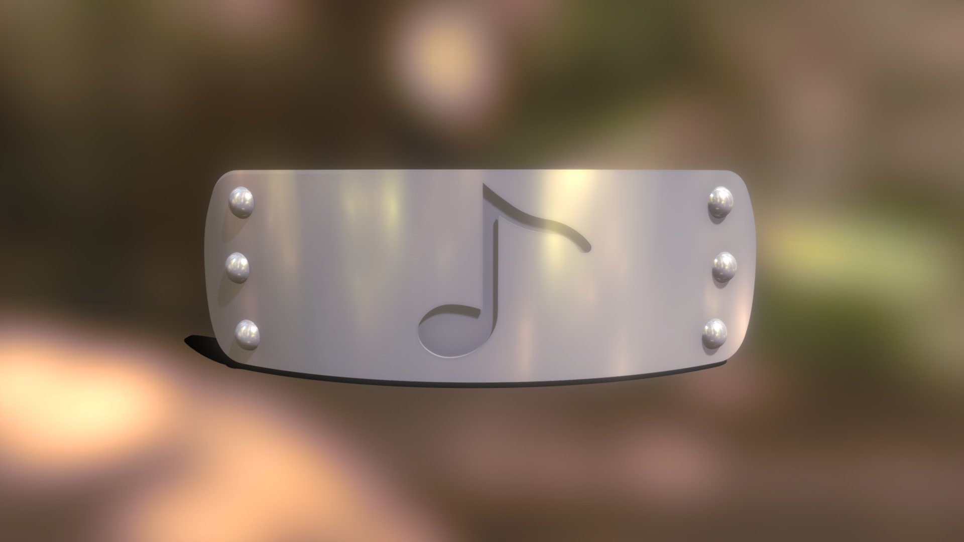 Naruto Headband (Hidden Sound) - Download Free 3D model by Calfan ...
