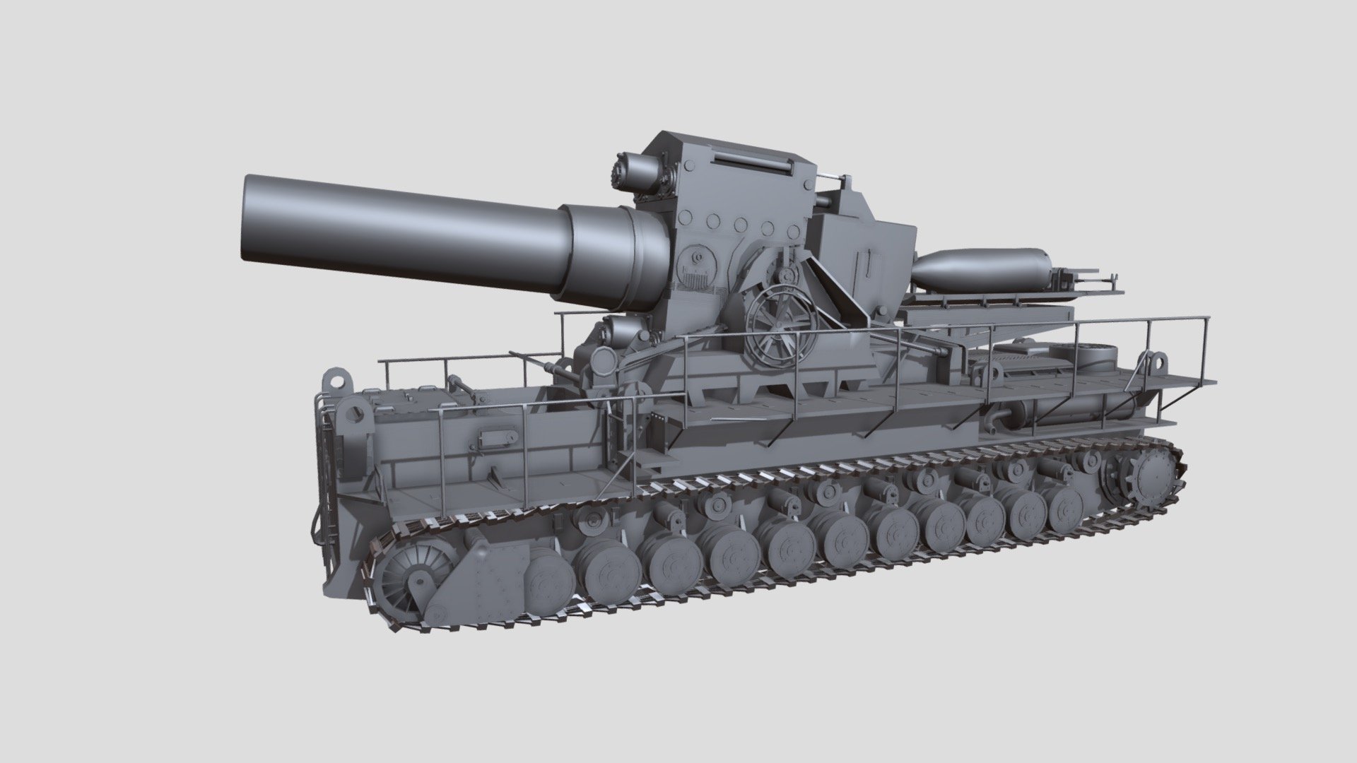 Morser Karl gerat (540mm) - 3D model by Basic Hsu (@Hsu.Pei.Ge ...