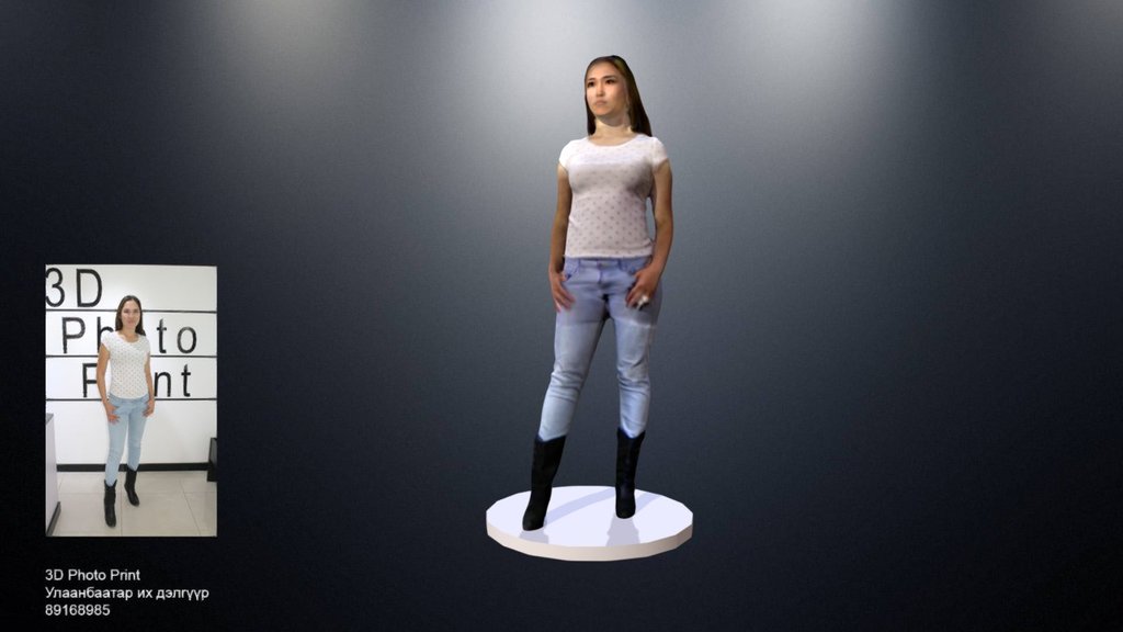 Anhaa - 3D model by 3D Photo Print (@3dphotoprint) [9691f8d] - Sketchfab