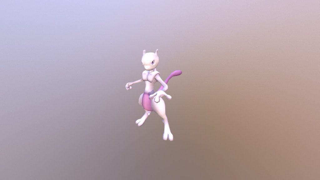Mewtwo - 3D model by JM2 [96941ca] - Sketchfab