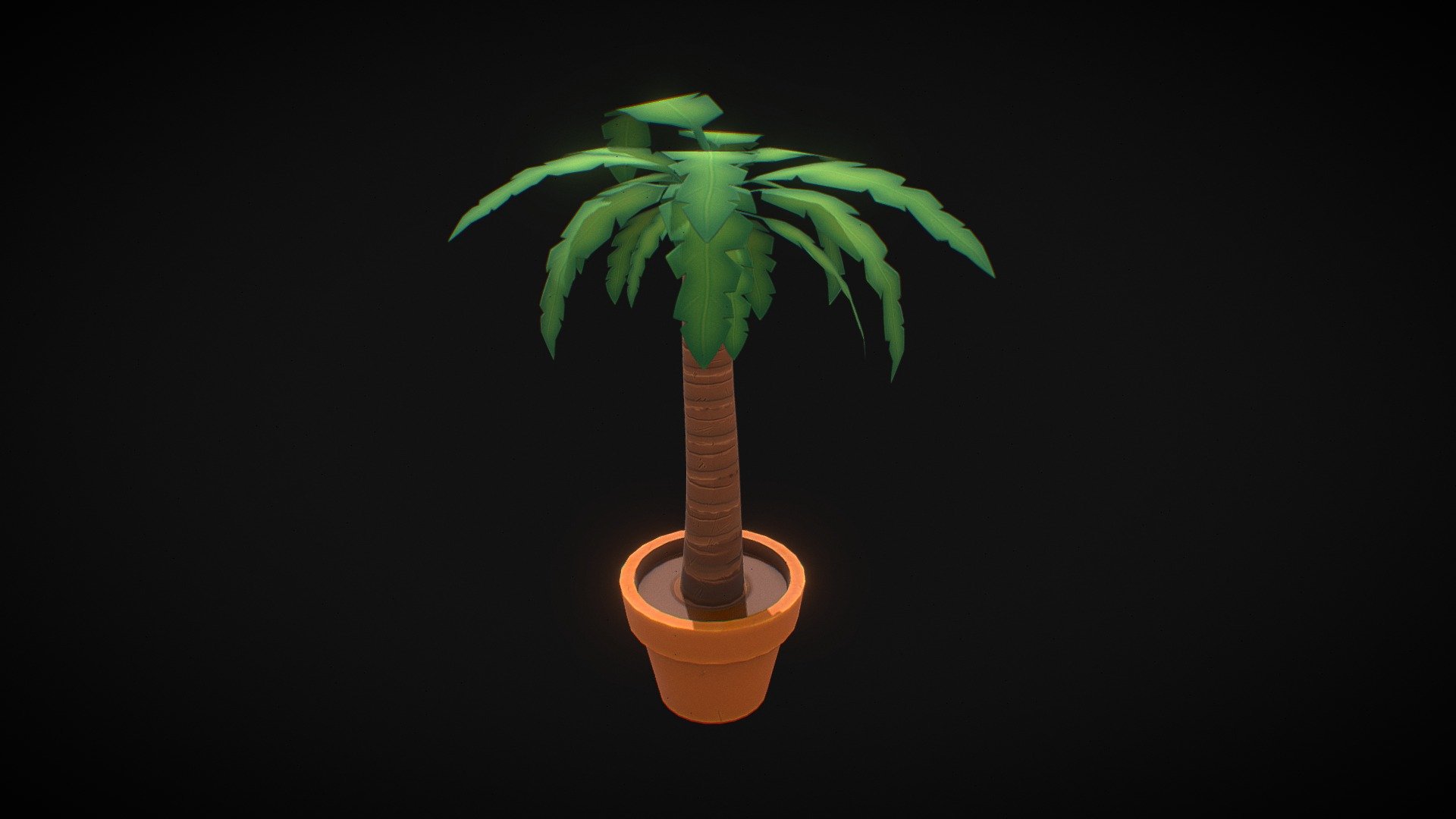 Stylized Palm Tree - 3D model by Flode [969612f] - Sketchfab