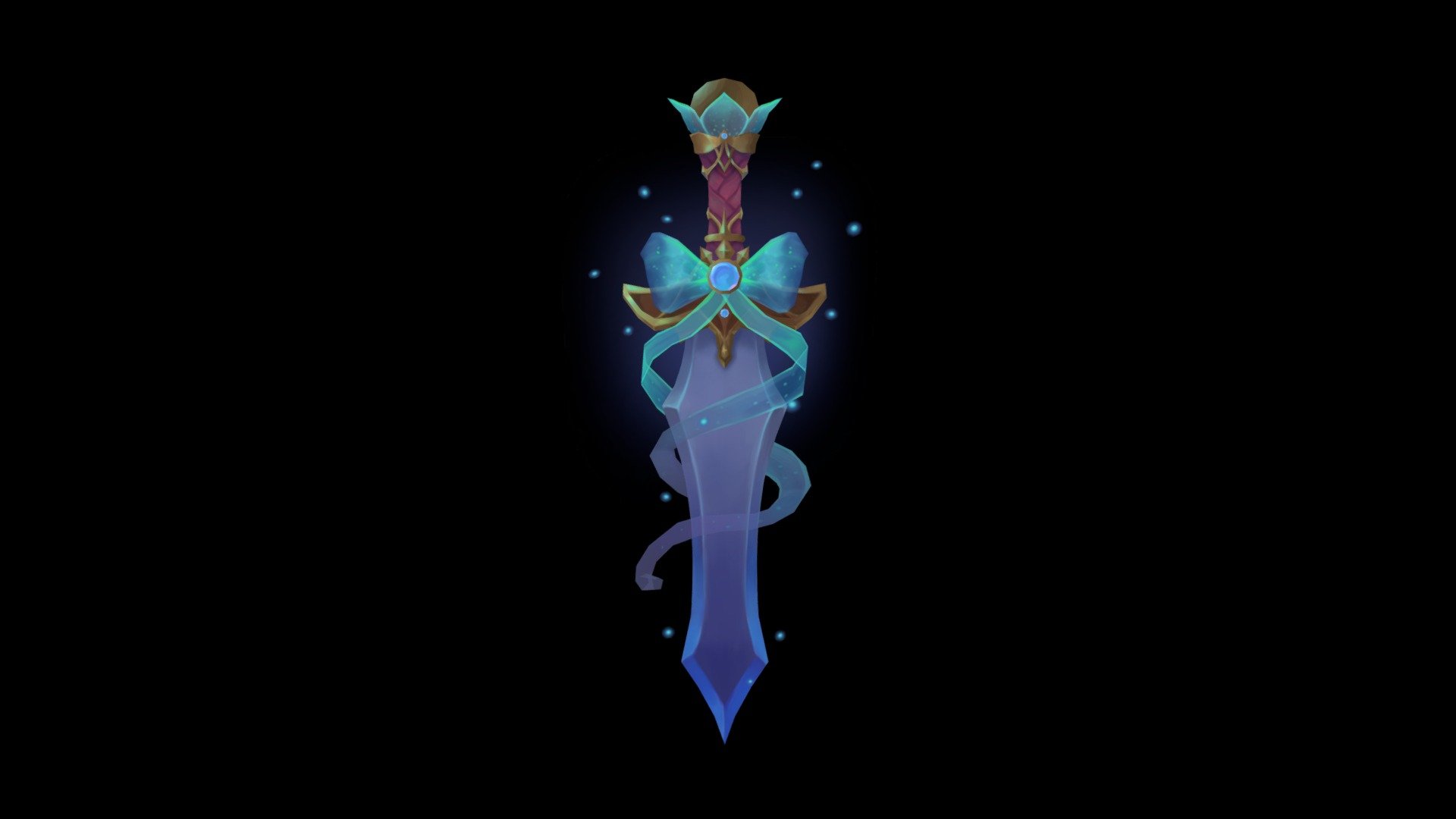Enchanted Sword - 3D model by nekorichii [96962bd] - Sketchfab