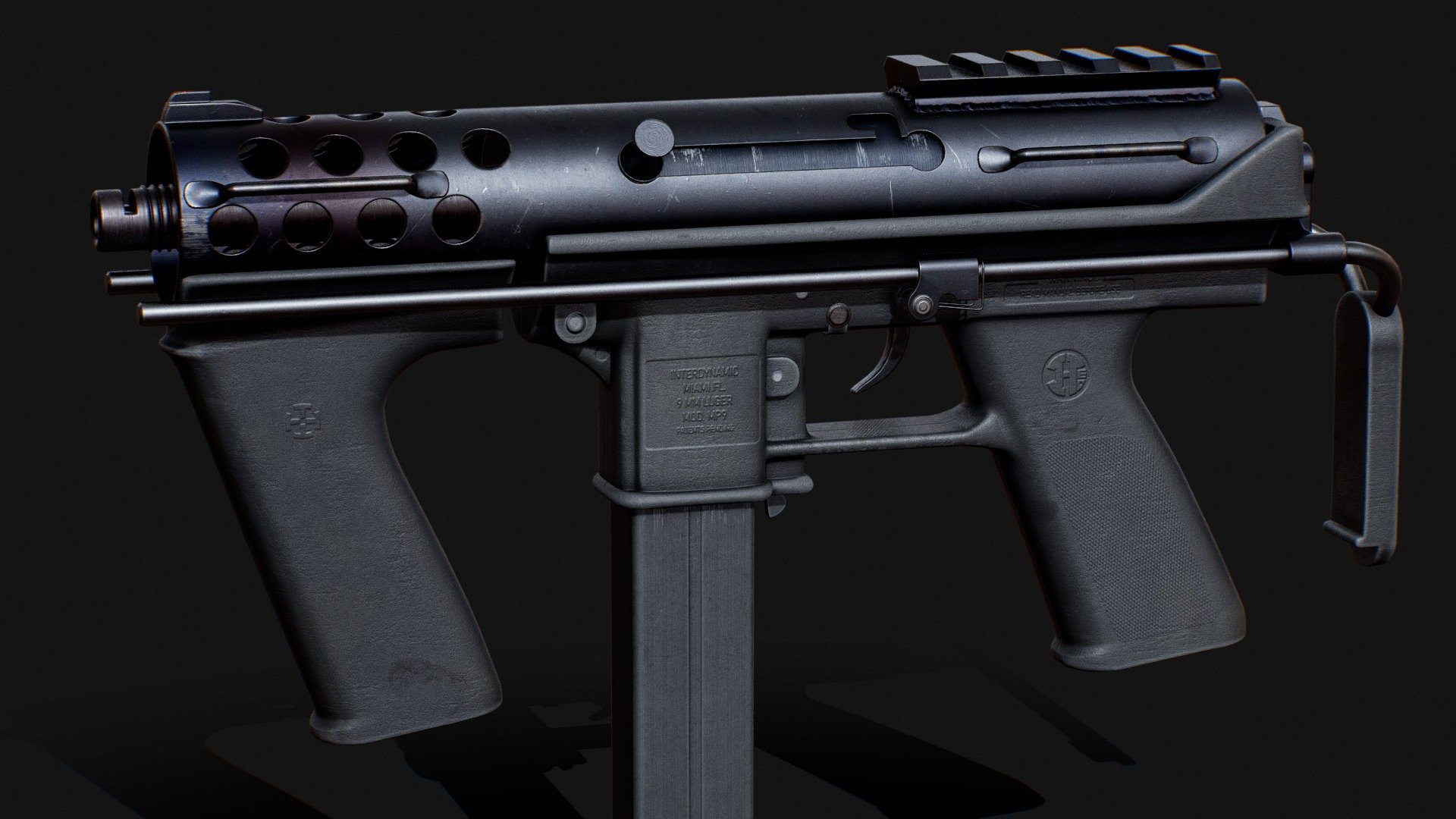 Interdynamic MP9 / Tec-9 - Download Free 3D model by Mel3D (@boyka11) [96978ac] - Sketchfab