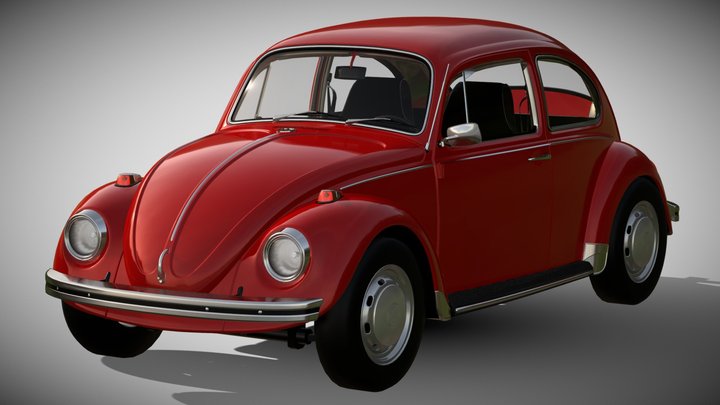Volkswagen-beetle 3D models - Sketchfab