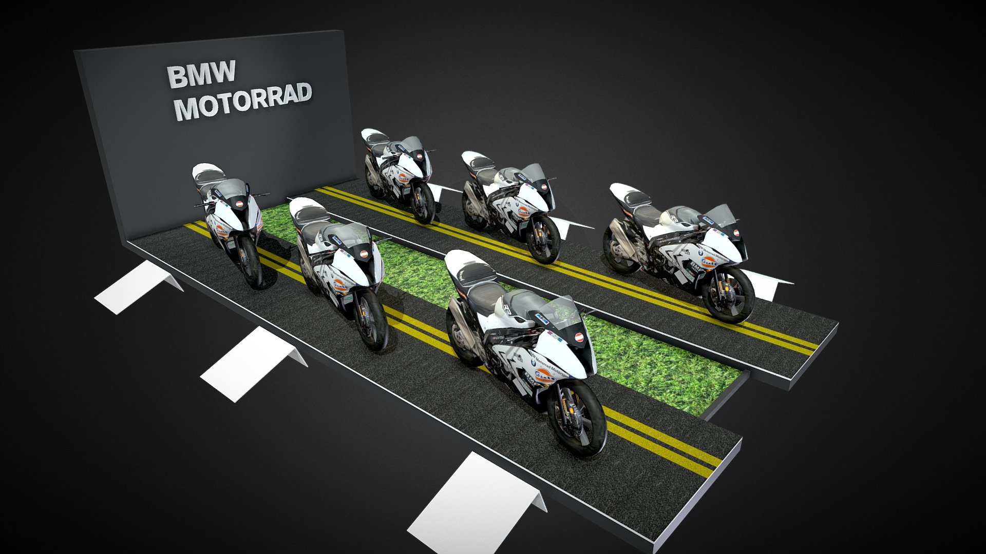 bmw moto - 3D model by ArteURBANO [969bb8b] - Sketchfab