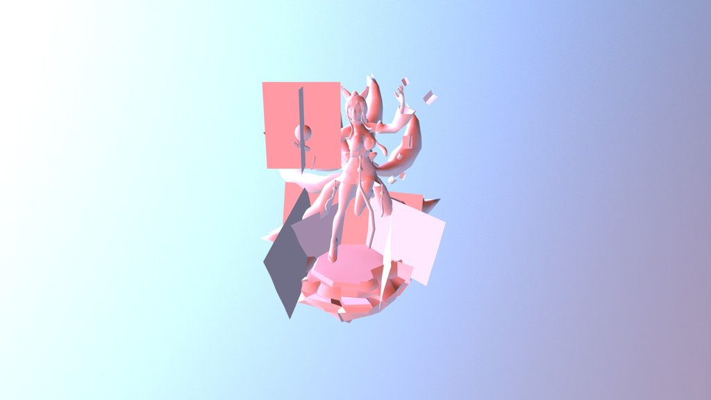 LOL Ahri - A 3D model collection by Catshby - Sketchfab