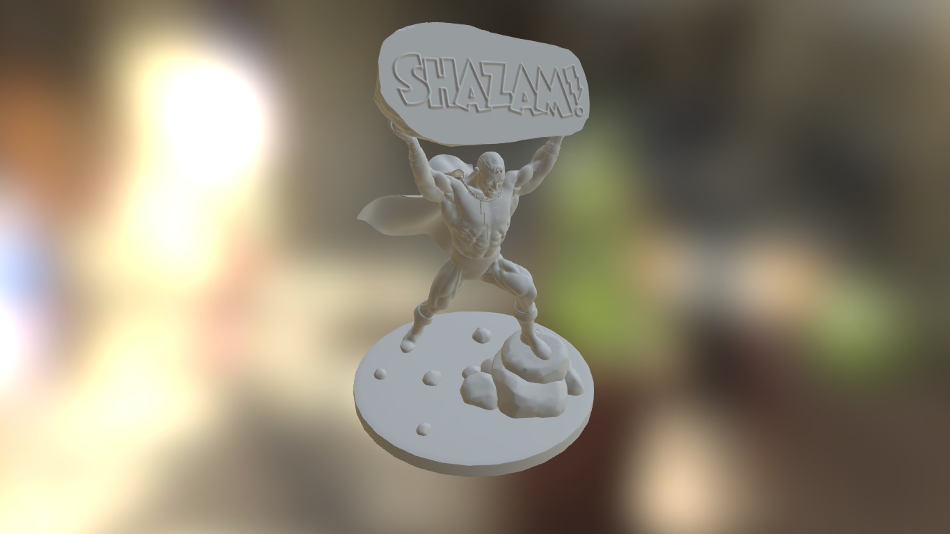 Shazam - 3D model by josedemichelis [969f80e] - Sketchfab