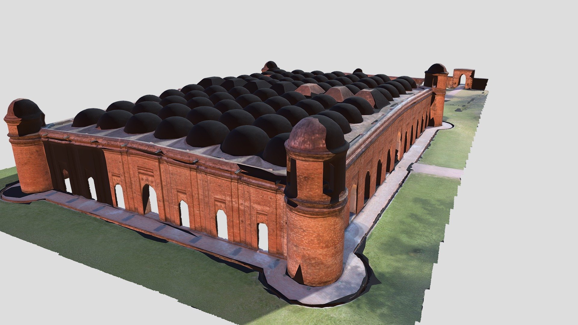 Shat_Gombuj - 3D model by shourov [96a0442] - Sketchfab