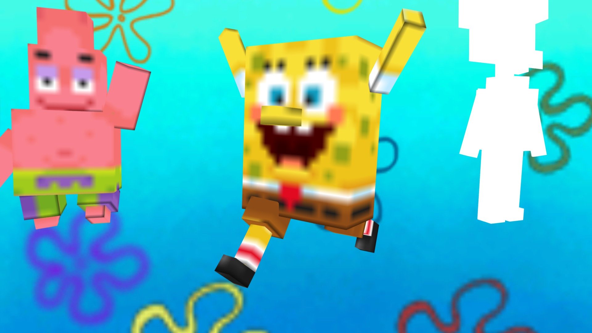 SpongeBob SquarePants DLC Minecraft - 3D model by SMF Friends Fan 2024 ...