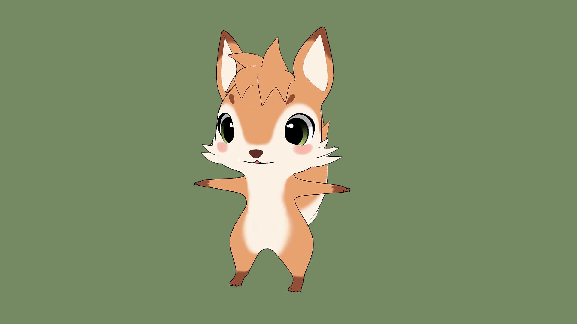 Stylized Toon Squirrel - Buy Royalty Free 3D model by ahingel [96a3f53 ...