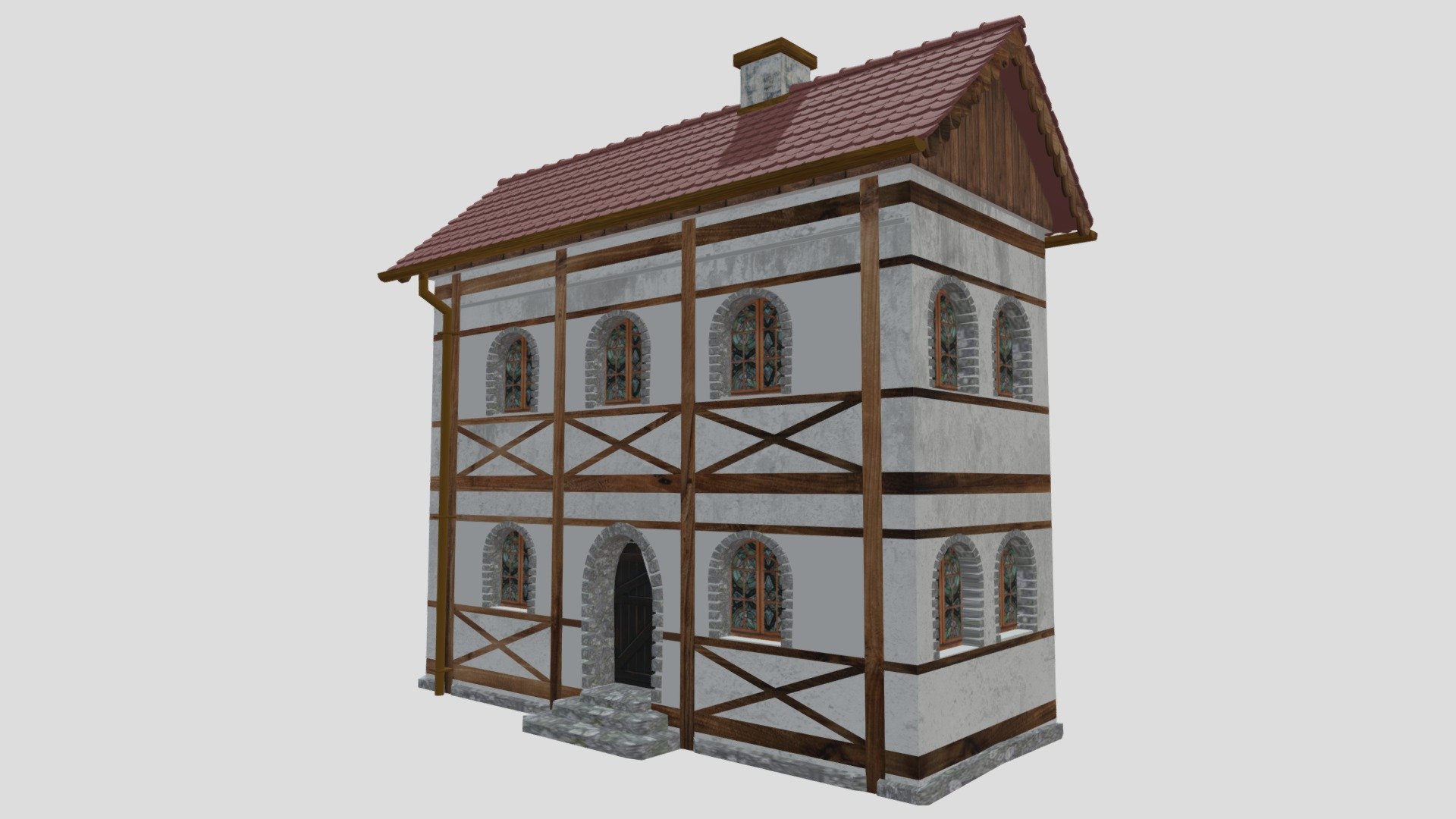 House 001 - Download Free 3D model by gogiart (@agt14032013) [96a44e9] - Sketchfab