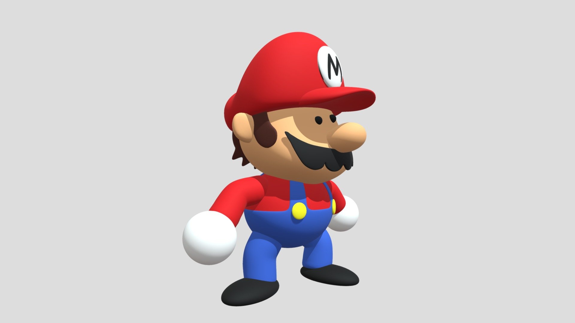 Speedrunner Mario - Download Free 3D model by Mario Fan 1985 (@aidmun4342) [96a6219] - Sketchfab