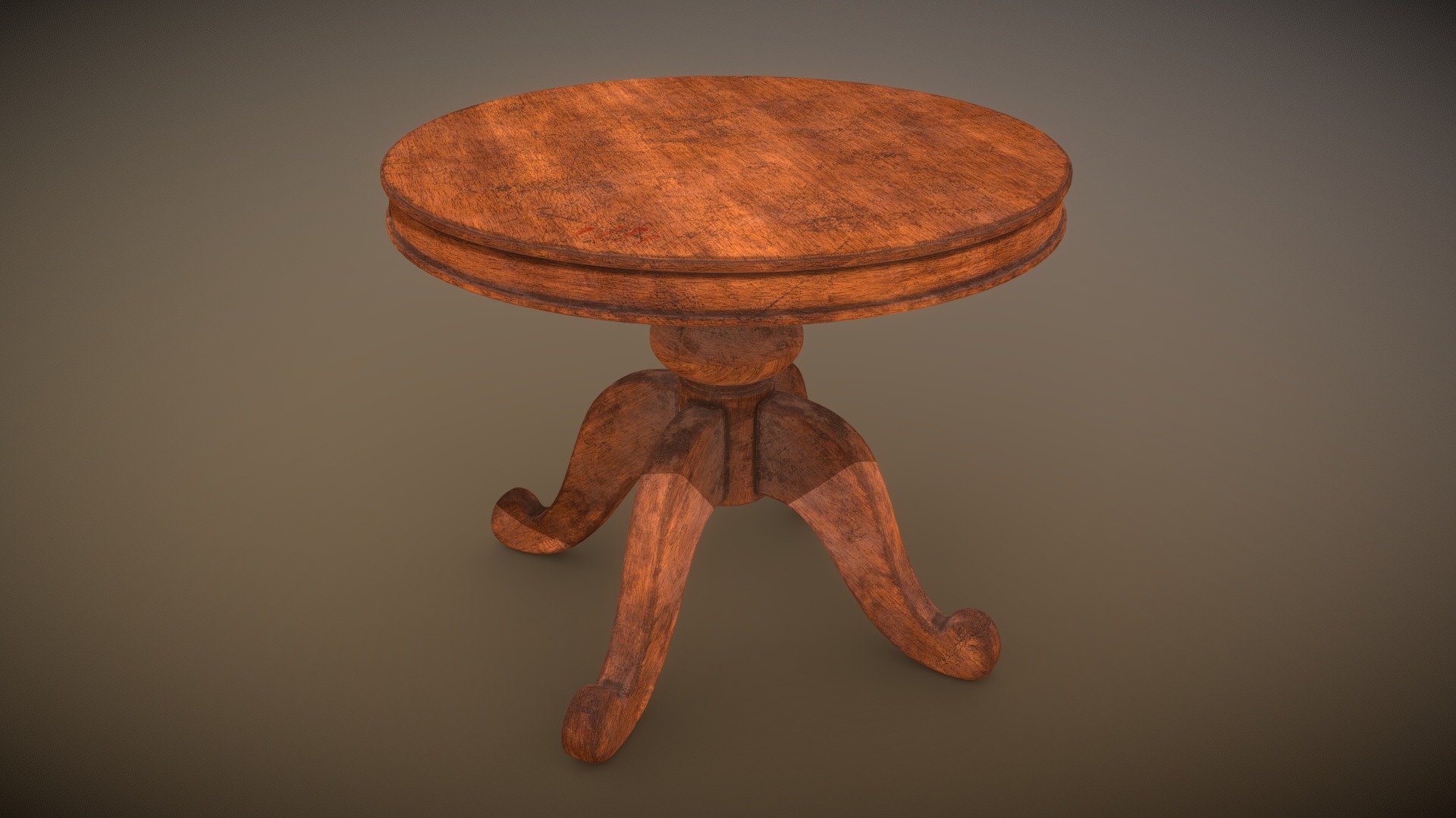 Dirty Wooden Table - Download Free 3D model by SUDIPTO SHAW ...
