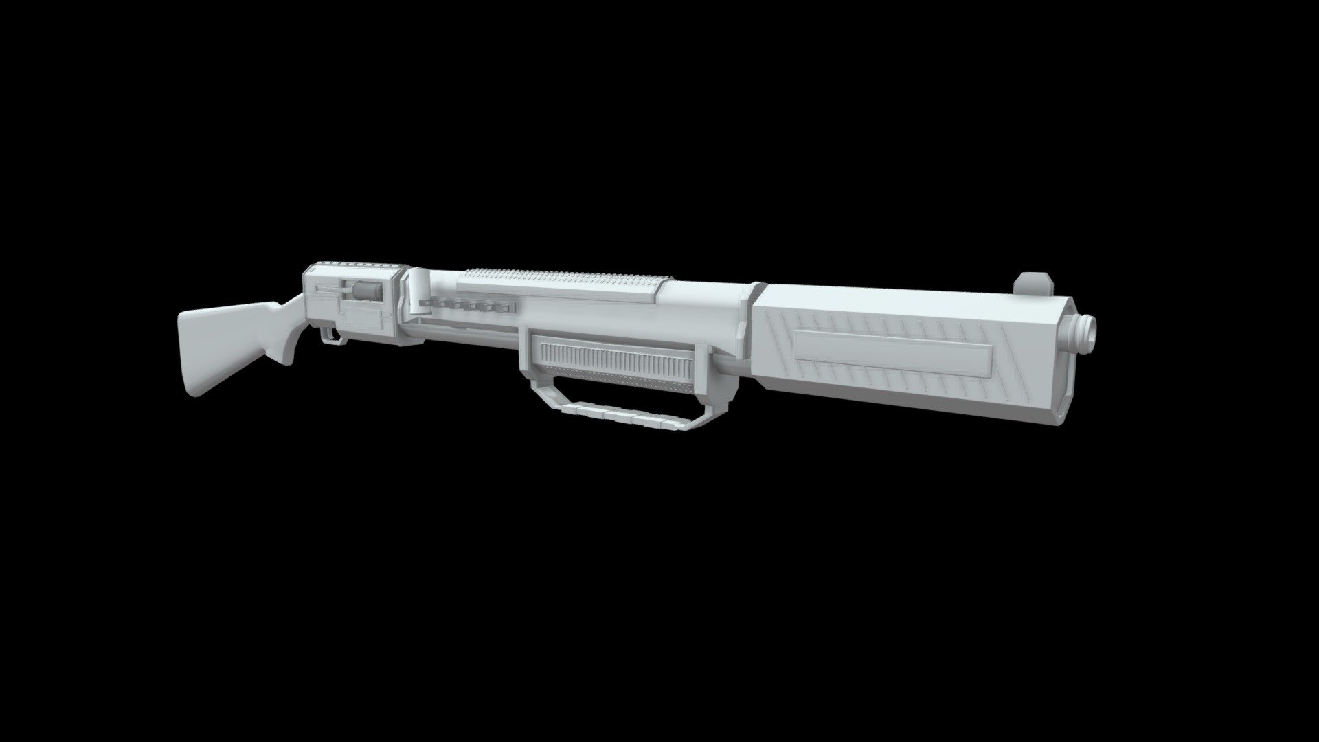 Shotgun - 3D model by Daniil Sievierinov (@danokk) [96a84d9] - Sketchfab