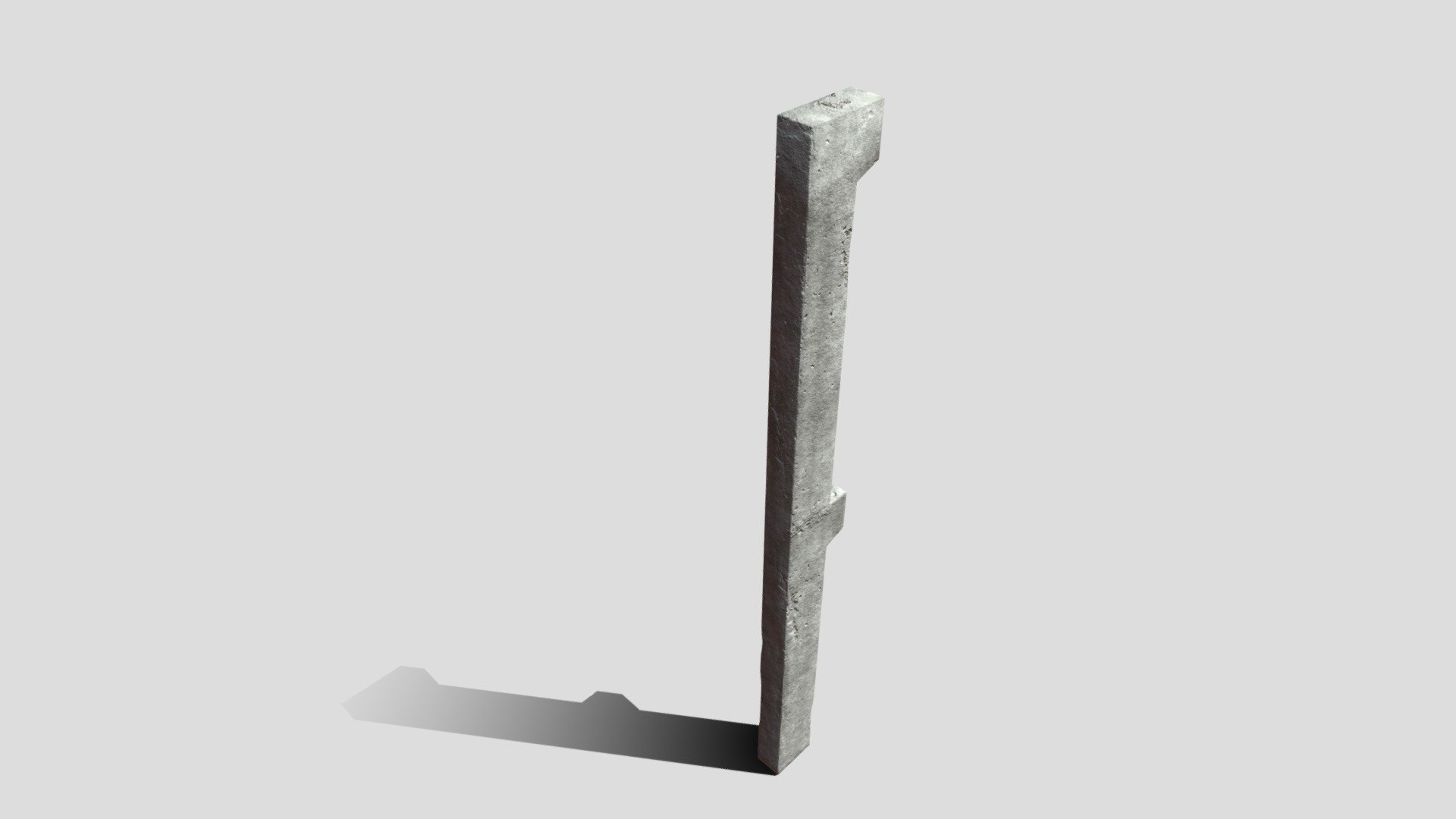 Concrete side column (old, h=8m) - 3D model by RixTsk [96aa21c] - Sketchfab