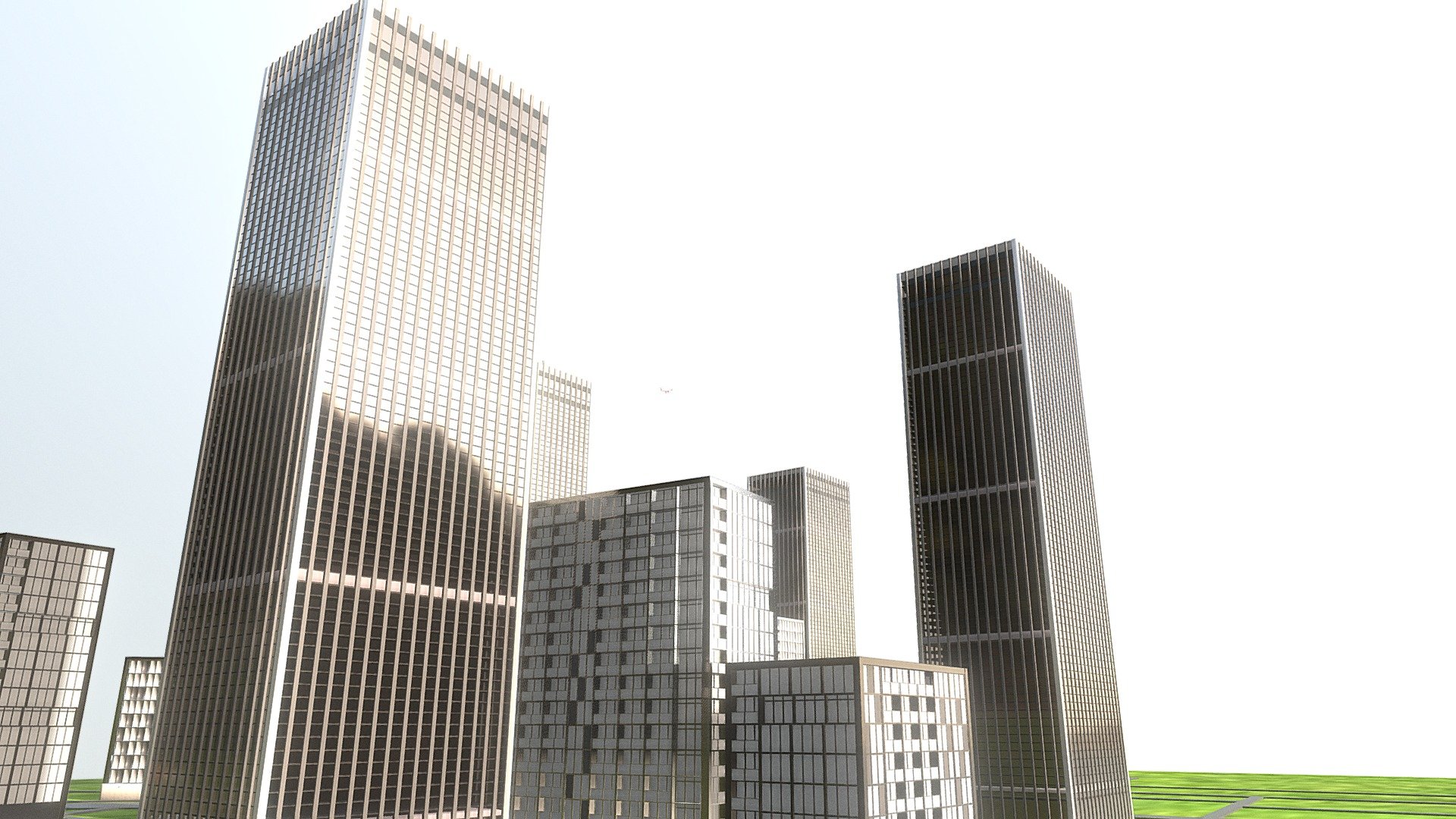 Realistic city - Download Free 3D model by Blender Studio™ (@Blend_GUY ...