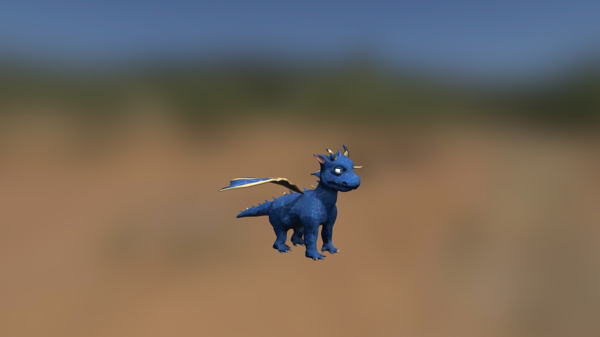 Blue Dragon - 3D model by OBERT David (@VFXUser77) [96ad0cb] - Sketchfab