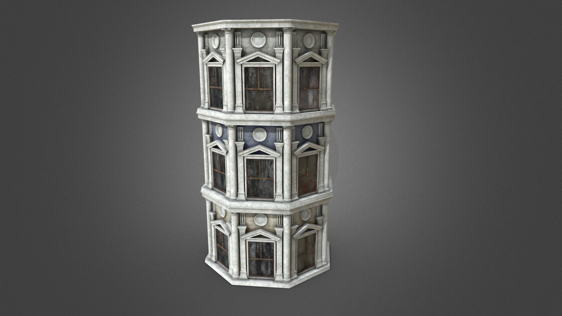 Classicism Fassades - Asset Pack - Download Free 3D model by Samuel F ...