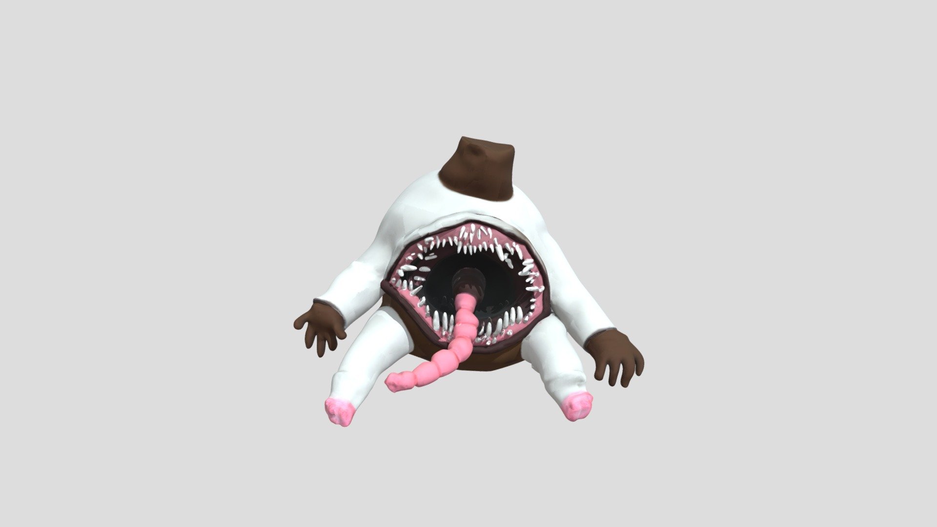 Ronnies moms monster stomach form from IT - Download Free 3D model by ...