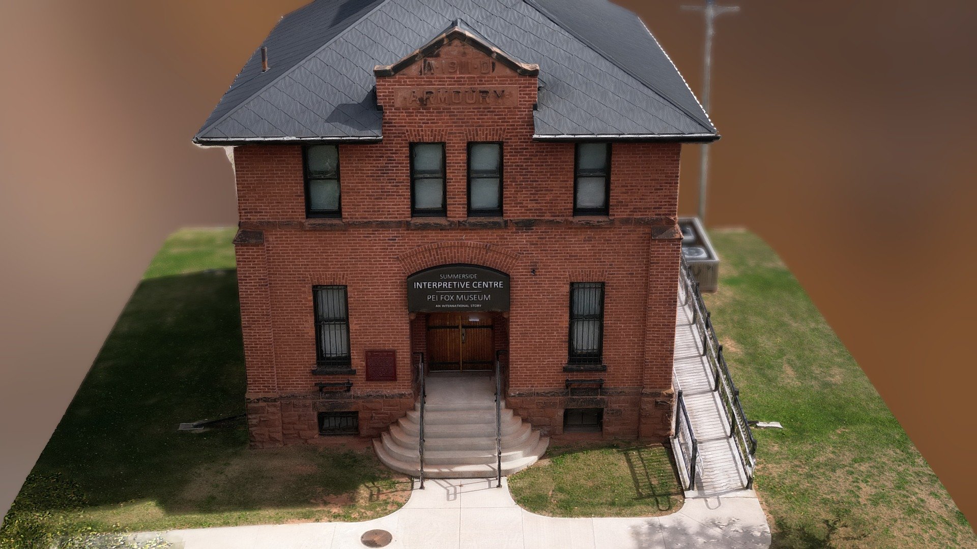 PEI Fox Museum - Download Free 3D model by Air Digital (@AirDigitalca ...