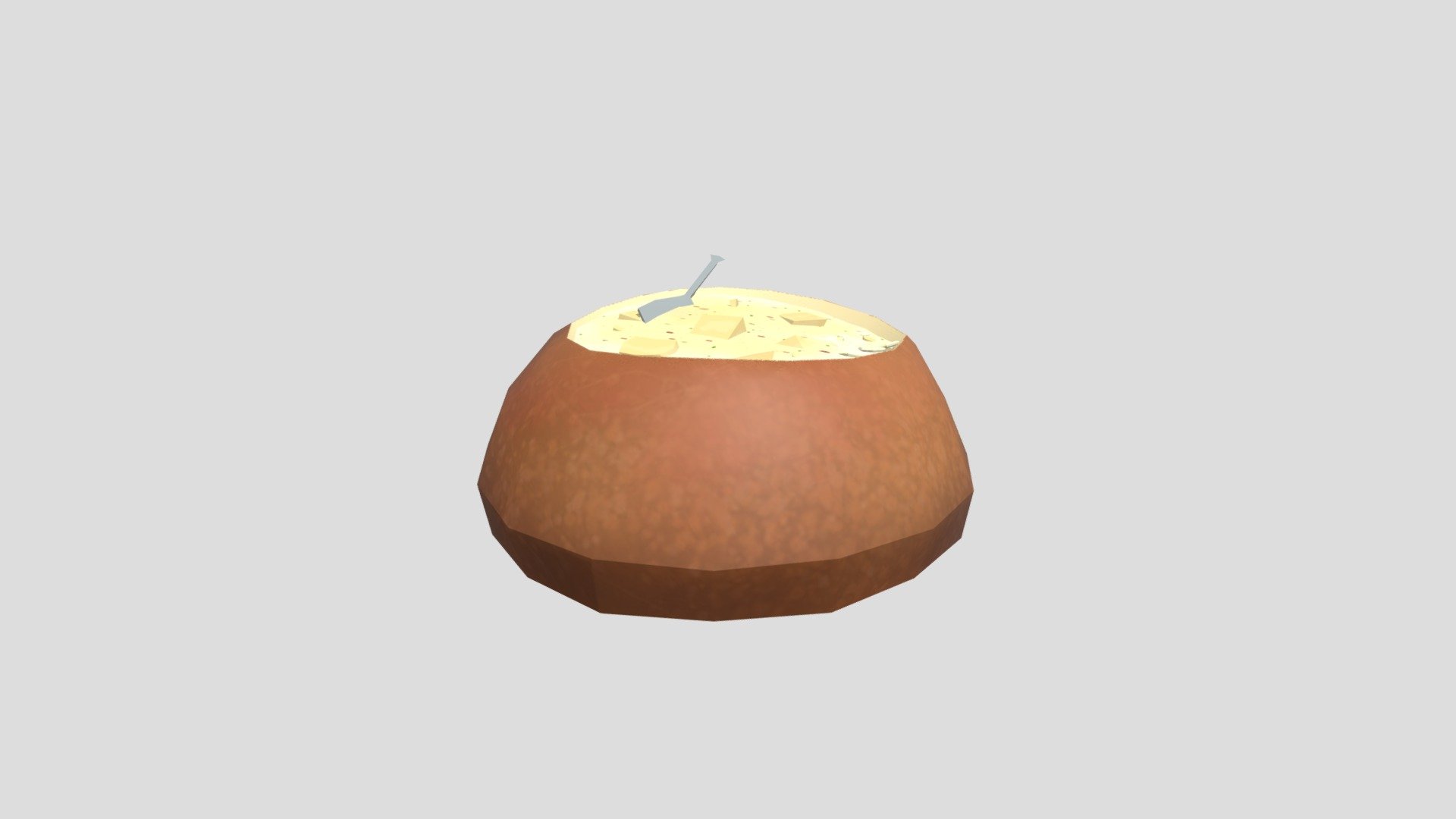 Clam Chowder Bread Bowl - Download Free 3D model by jpitaro [96b1fb6 ...