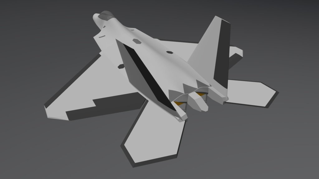 F-22 - 3D model by callbusy [96b23a0] - Sketchfab