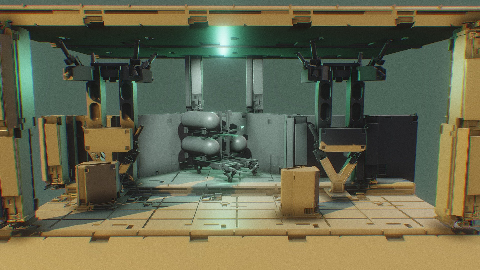 cargo dock - Download Free 3D model by hoborobot (@HardSurfaceHobo ...