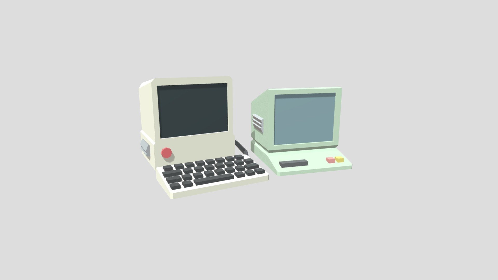 computers - Download Free 3D model by oscardao [96b3694] - Sketchfab