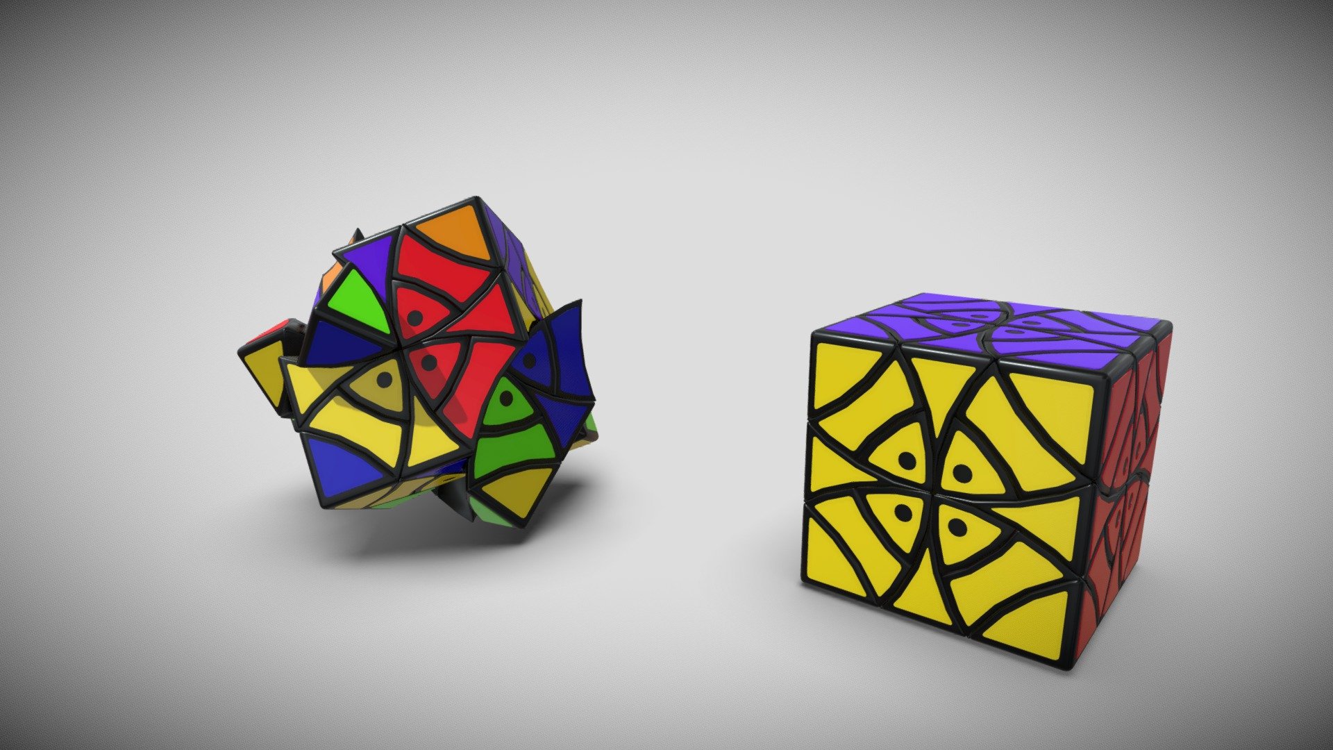 Curvy Copter Cube Plus - 3D model by SonnyG1 [96b44e9] - Sketchfab